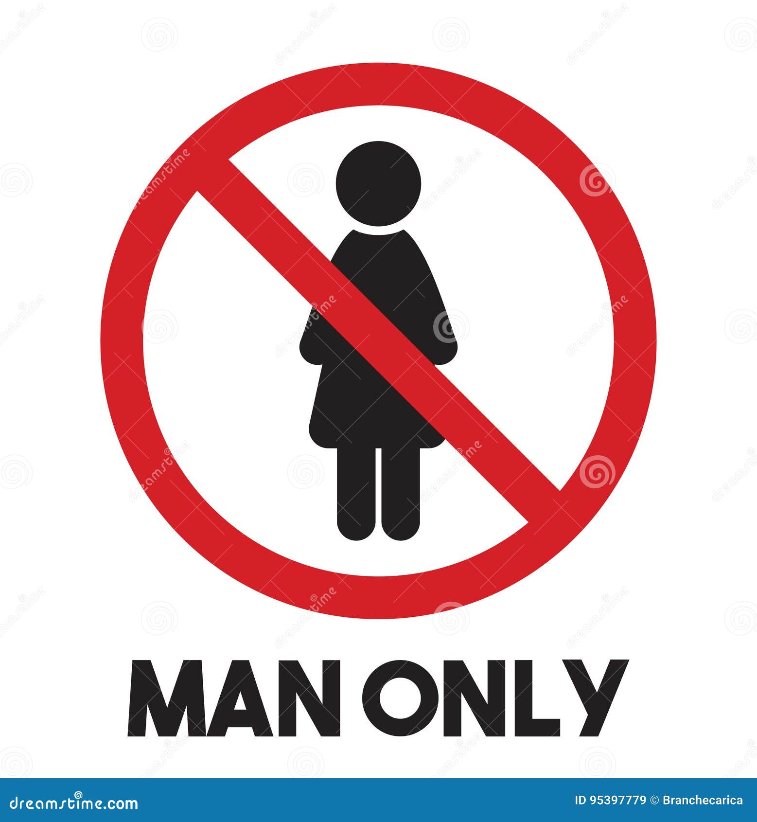 Men only sign stock illustration. Illustration of icon - 95397779