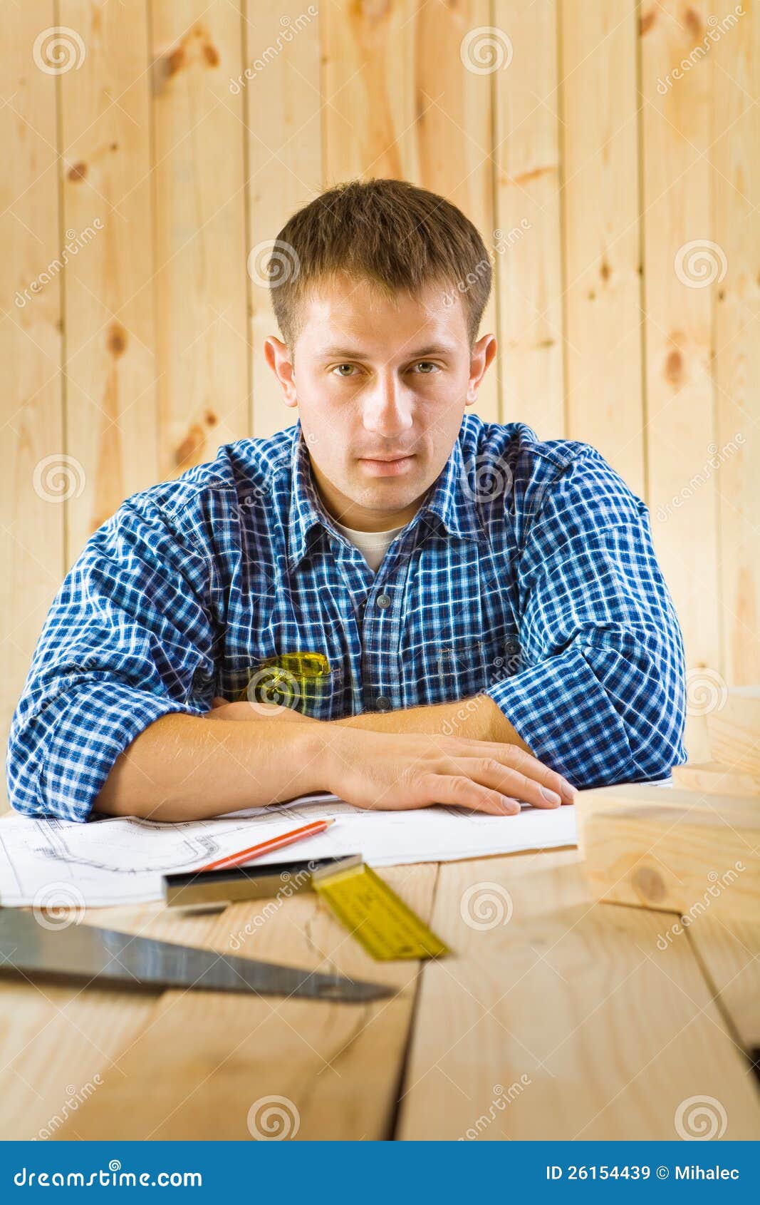 Men siting at the table stock image. Image of blank, manual - 26154439
