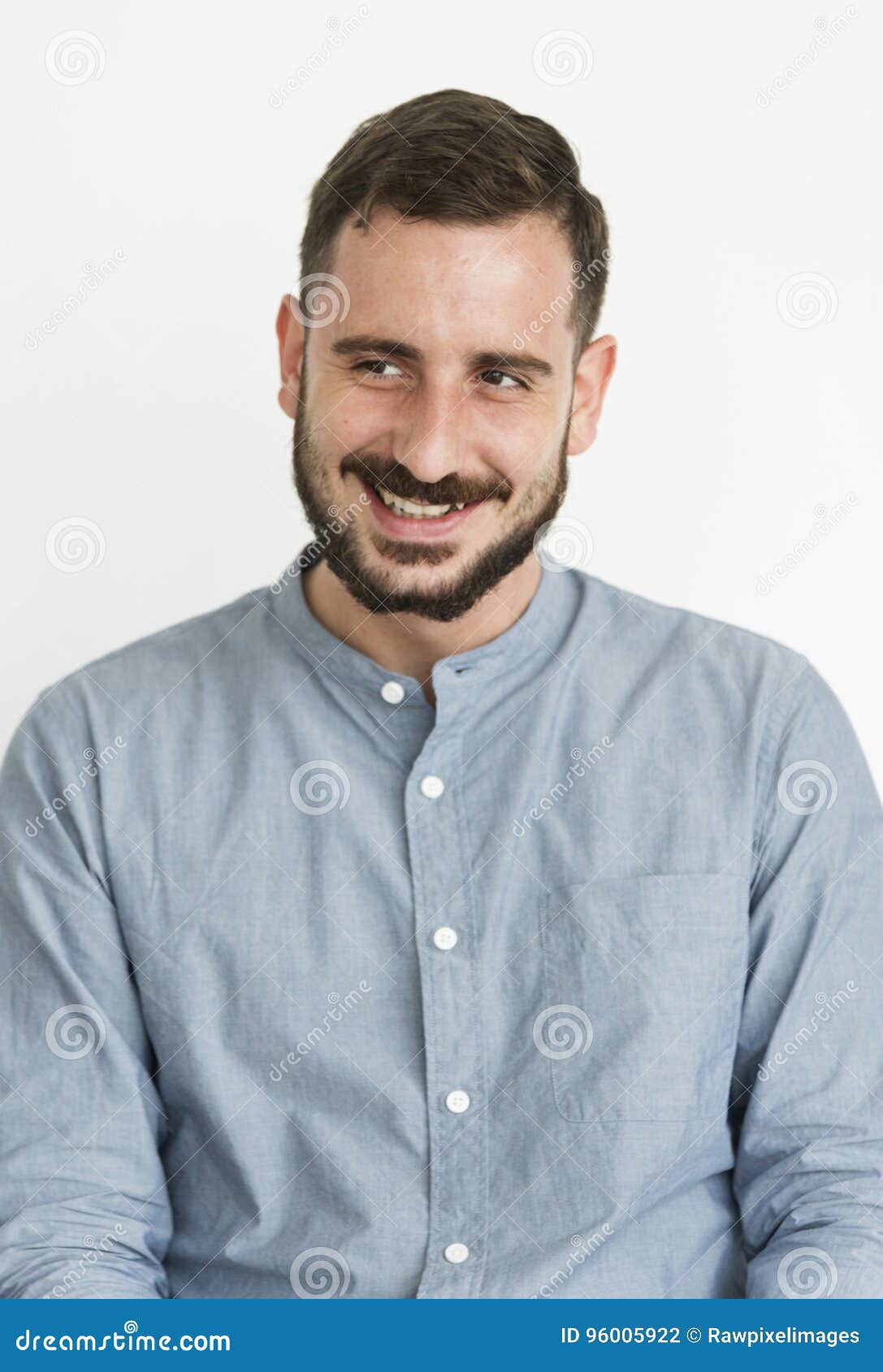 Men Smiling Portrait Looking Around Concept Stock Photo - Image of ...