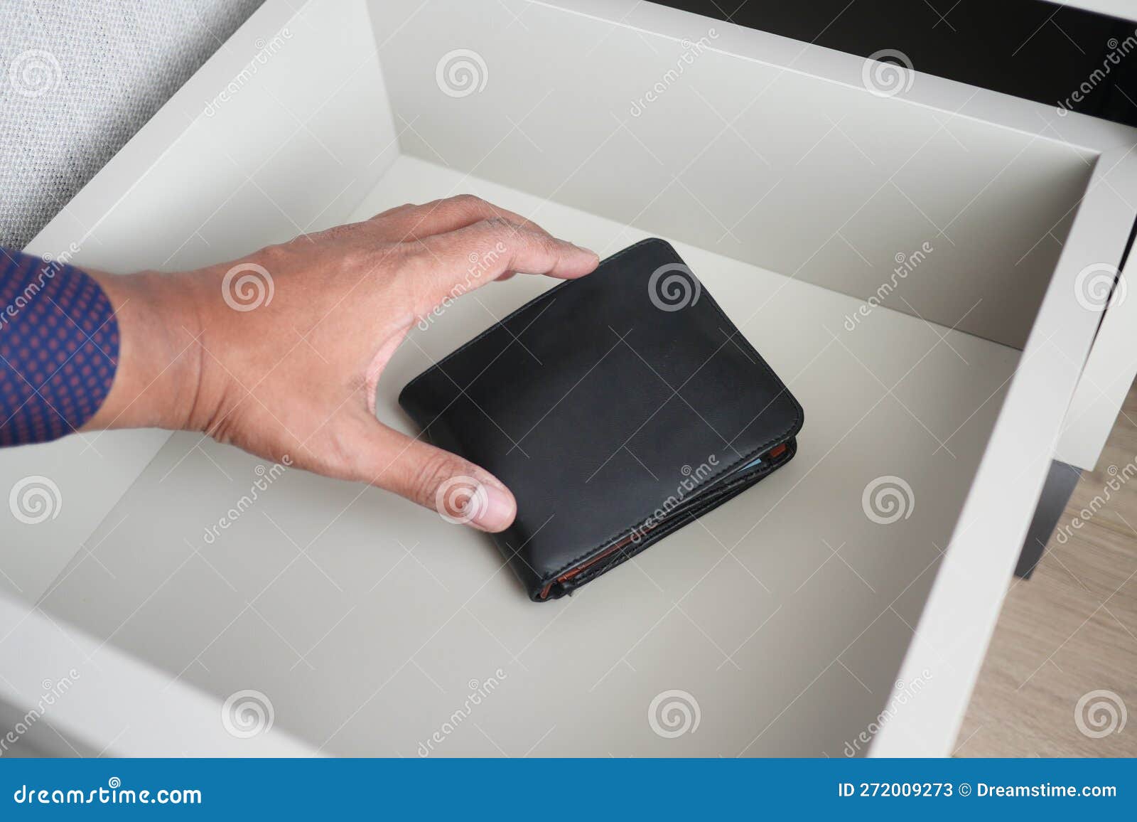 Men Stealing Wallet from a Drawer Stock Image - Image of touch, risk ...