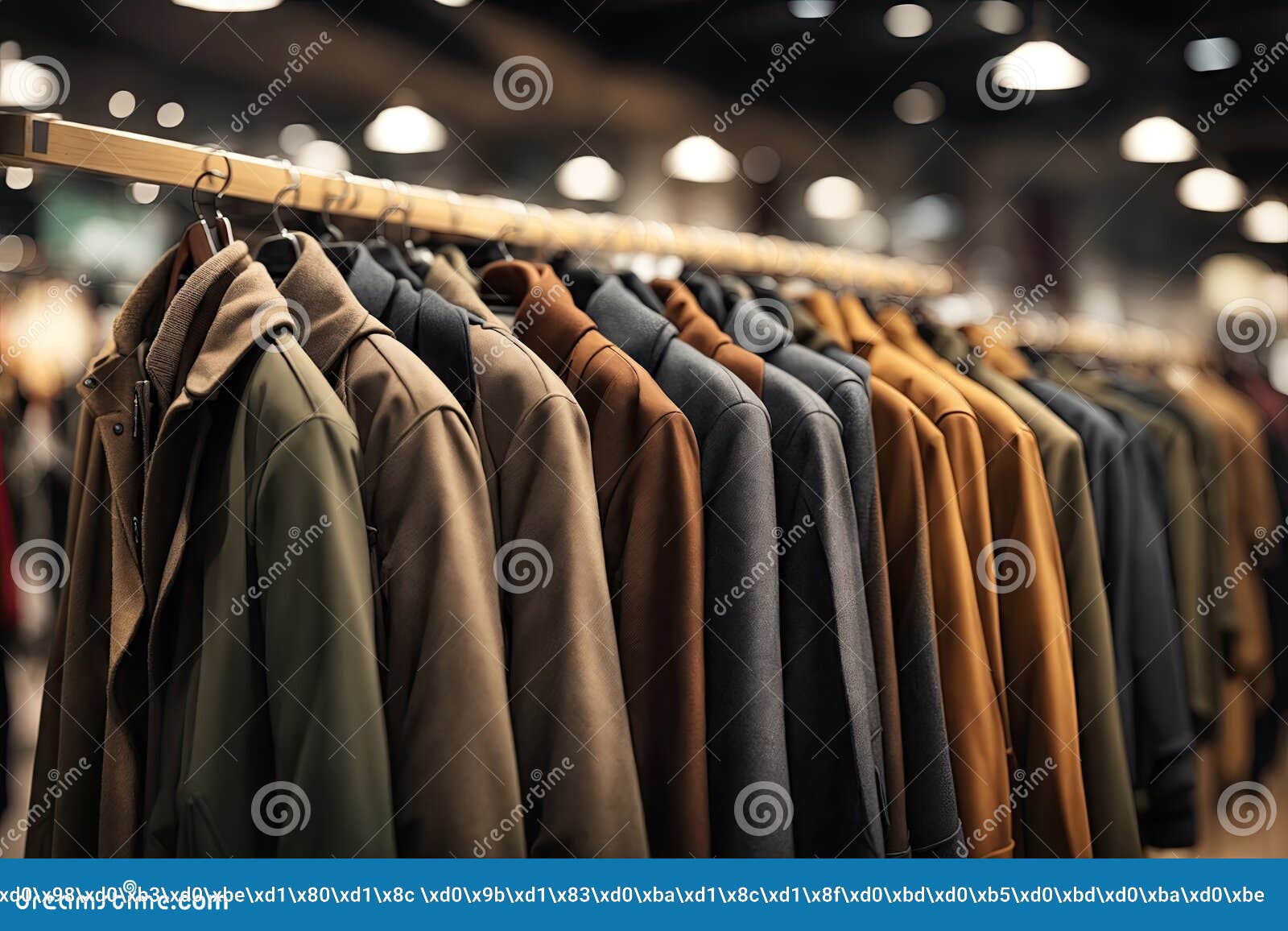 Men Suits and Coats in a Store Background Stock Image - Image of ...