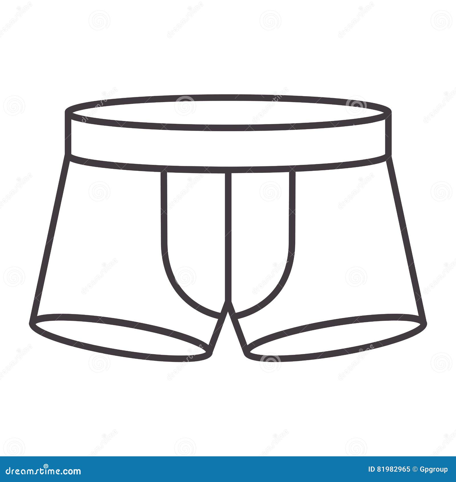 Men Swimming Trunks Icon Flat Stock Illustration - Illustration of suit ...