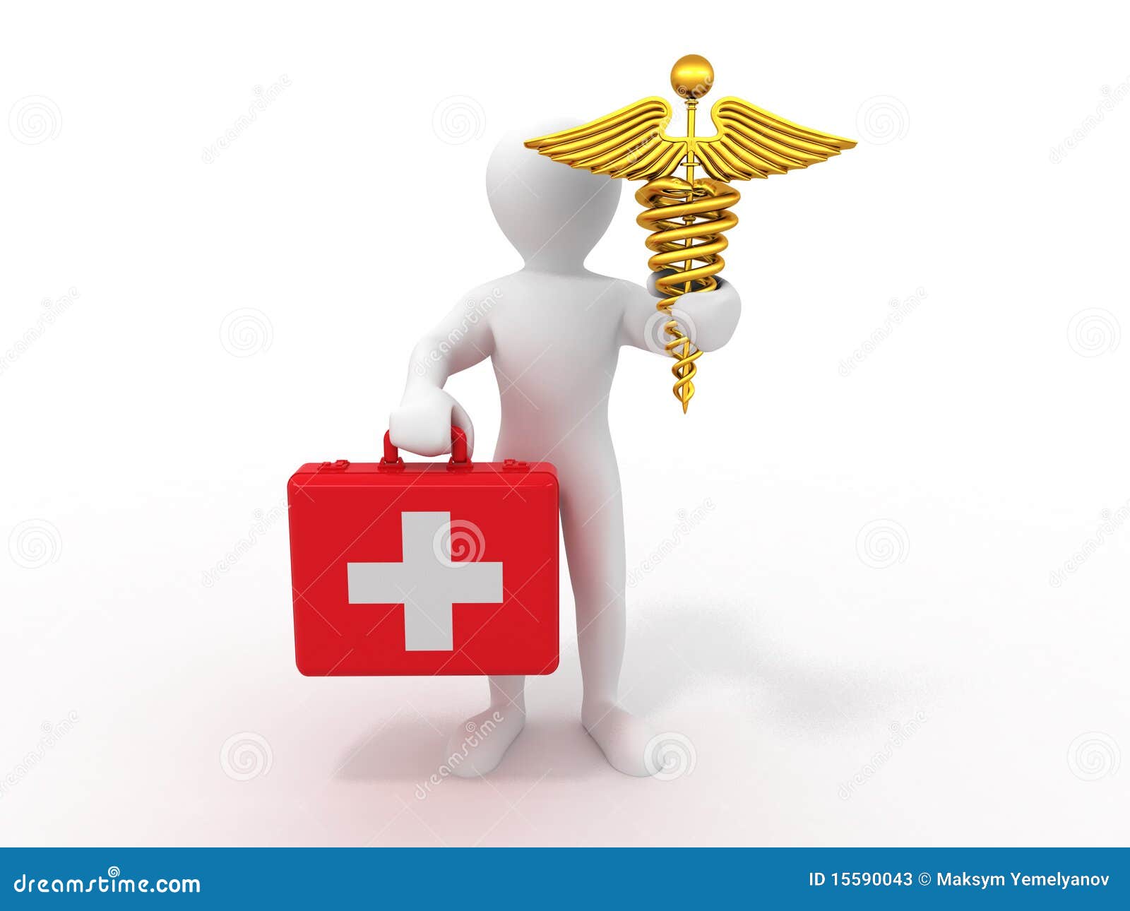 Men with Symbols of Medicine. Editorial Stock Photo - Illustration of ...