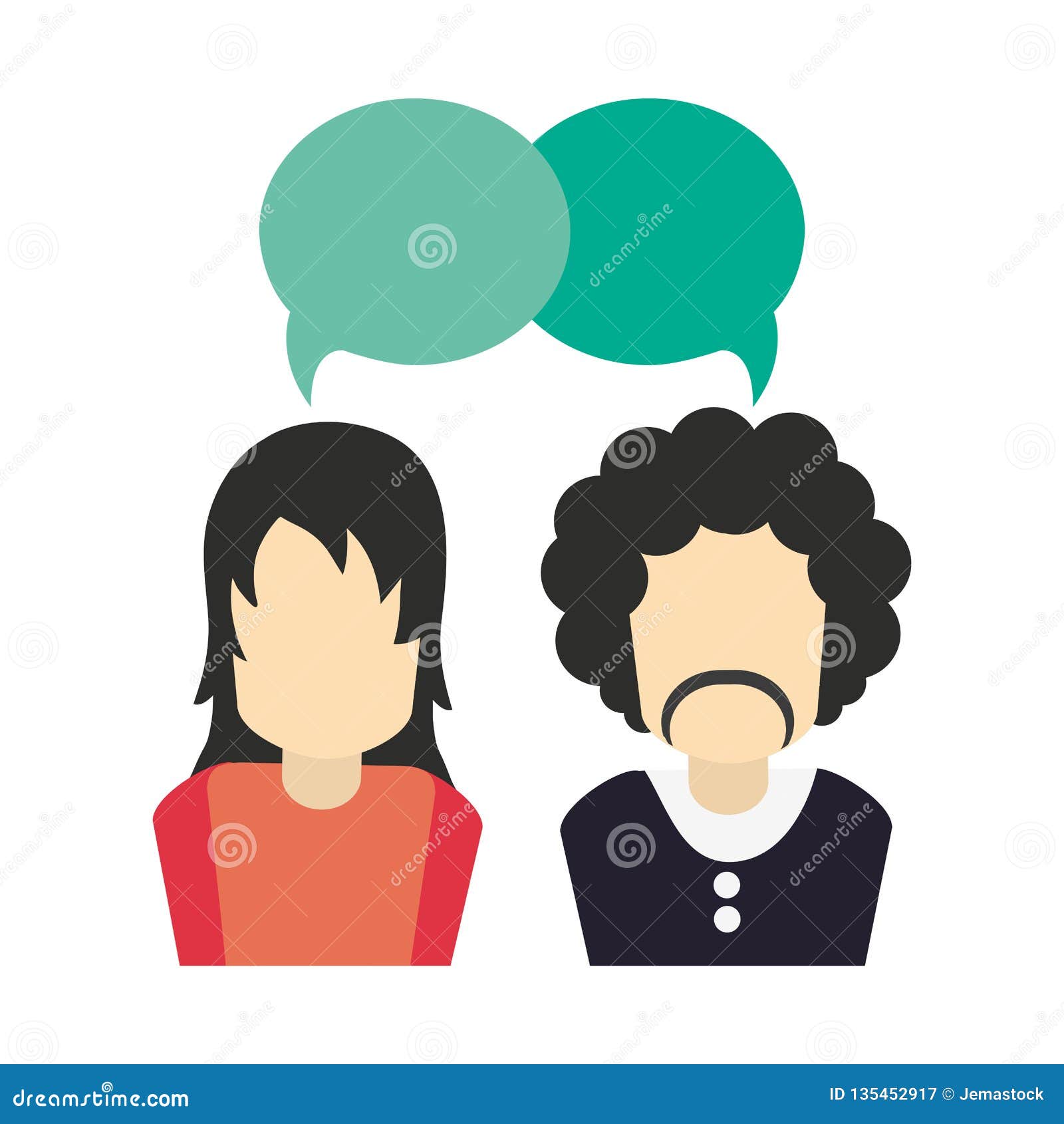 Men talking avatar stock vector. Illustration of internet - 135452917