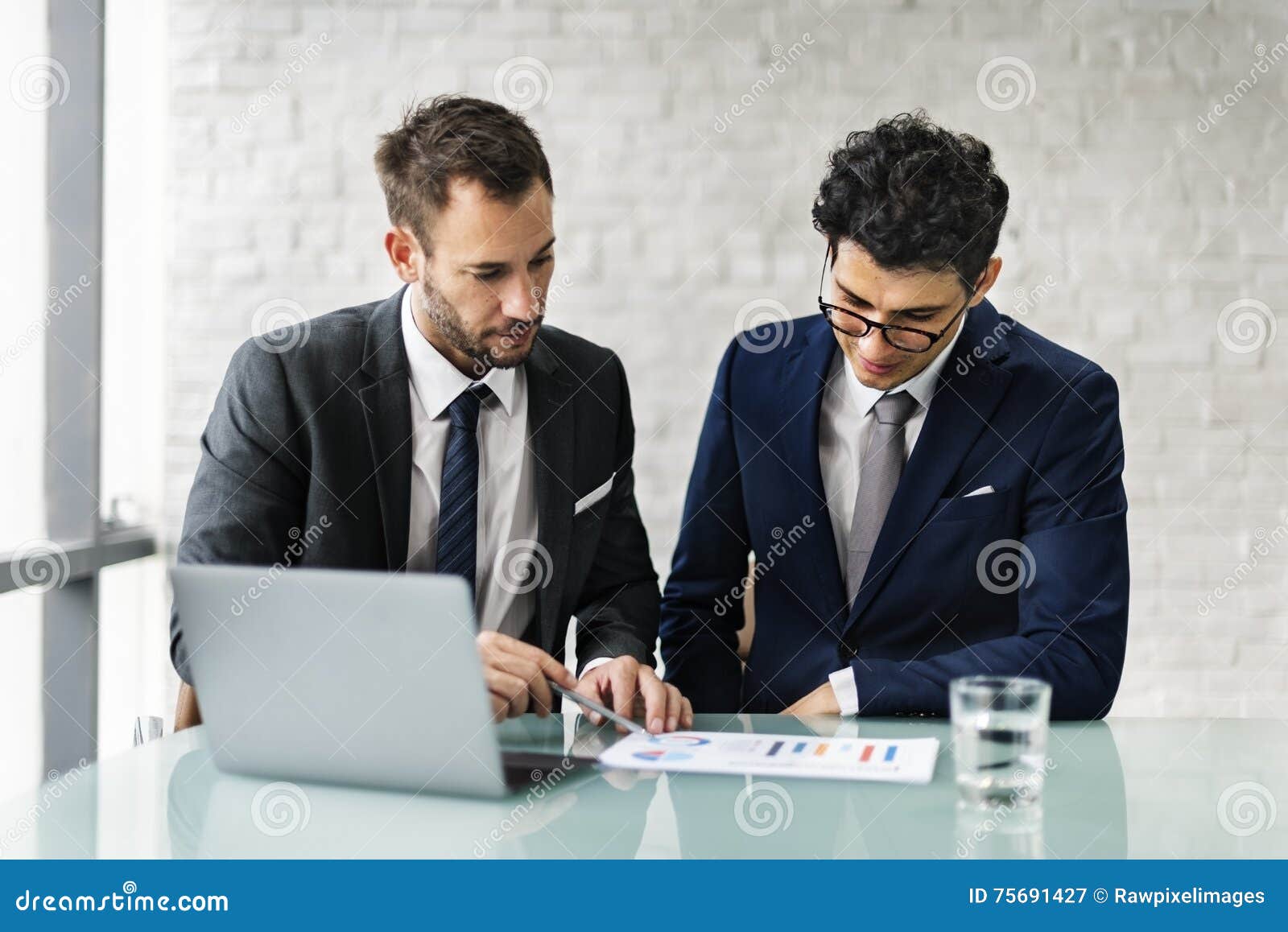 Men Talking Business Analysis Concept Stock Image - Image of ...