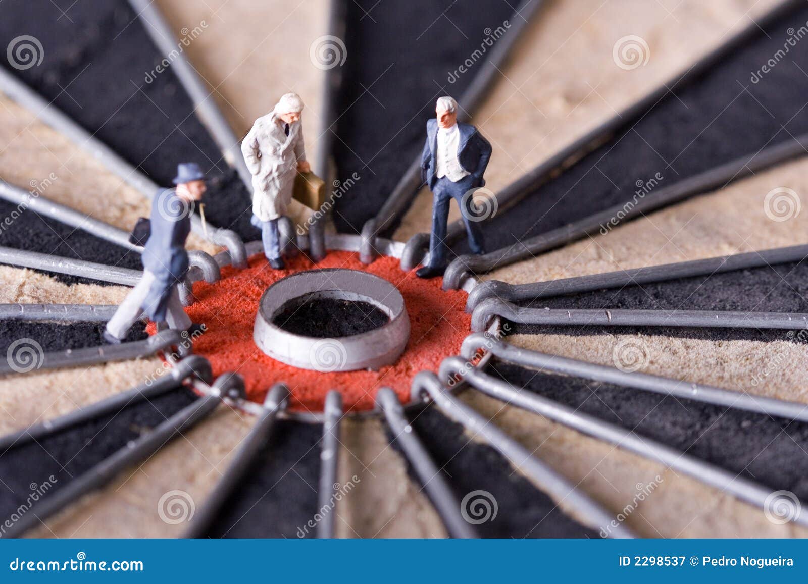 Men and target stock image. Image of arrow, convergence - 2298537