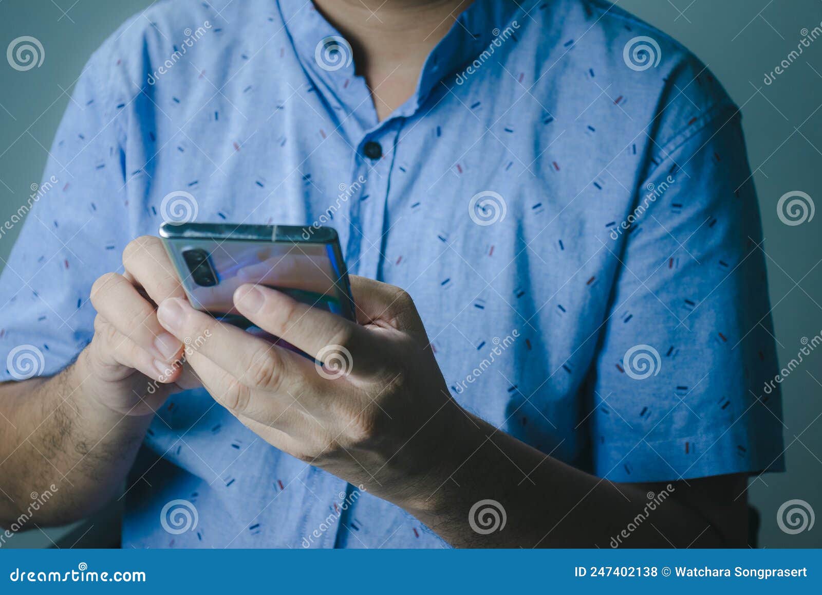 Men are Using Computer for Social Media and Online Marketing Including ...