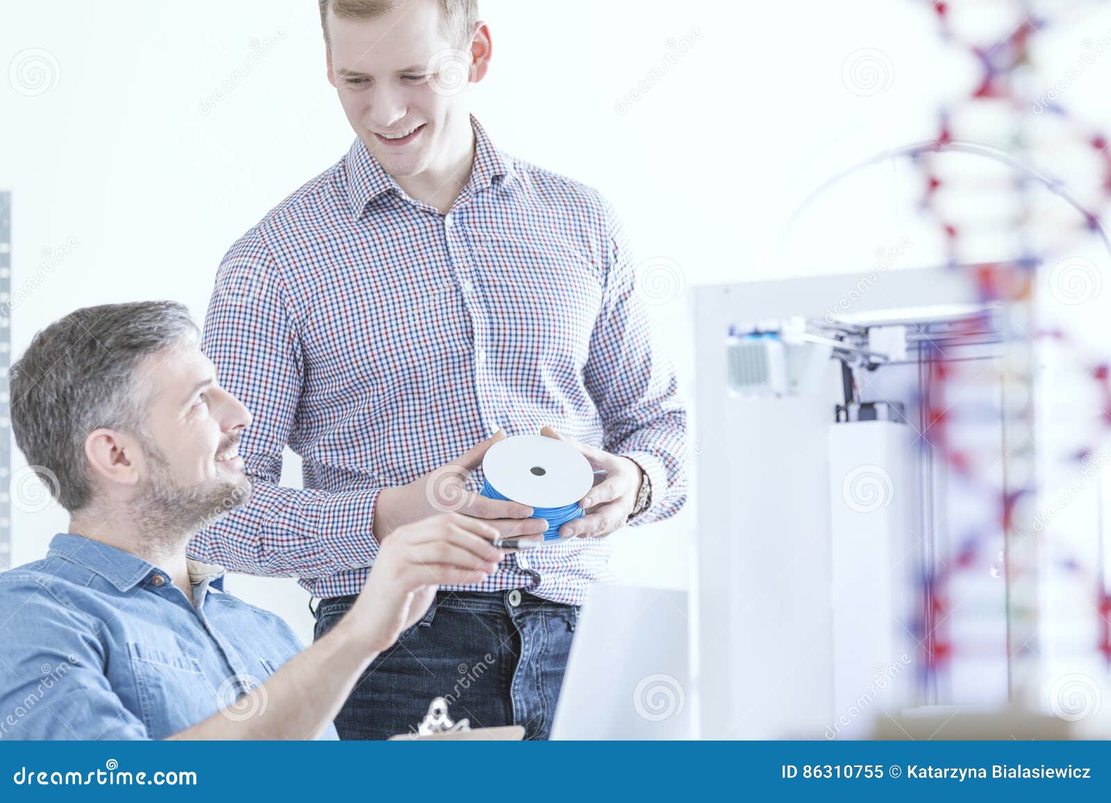 Men Using 3d Printing Technology Stock Image - Image of education ...