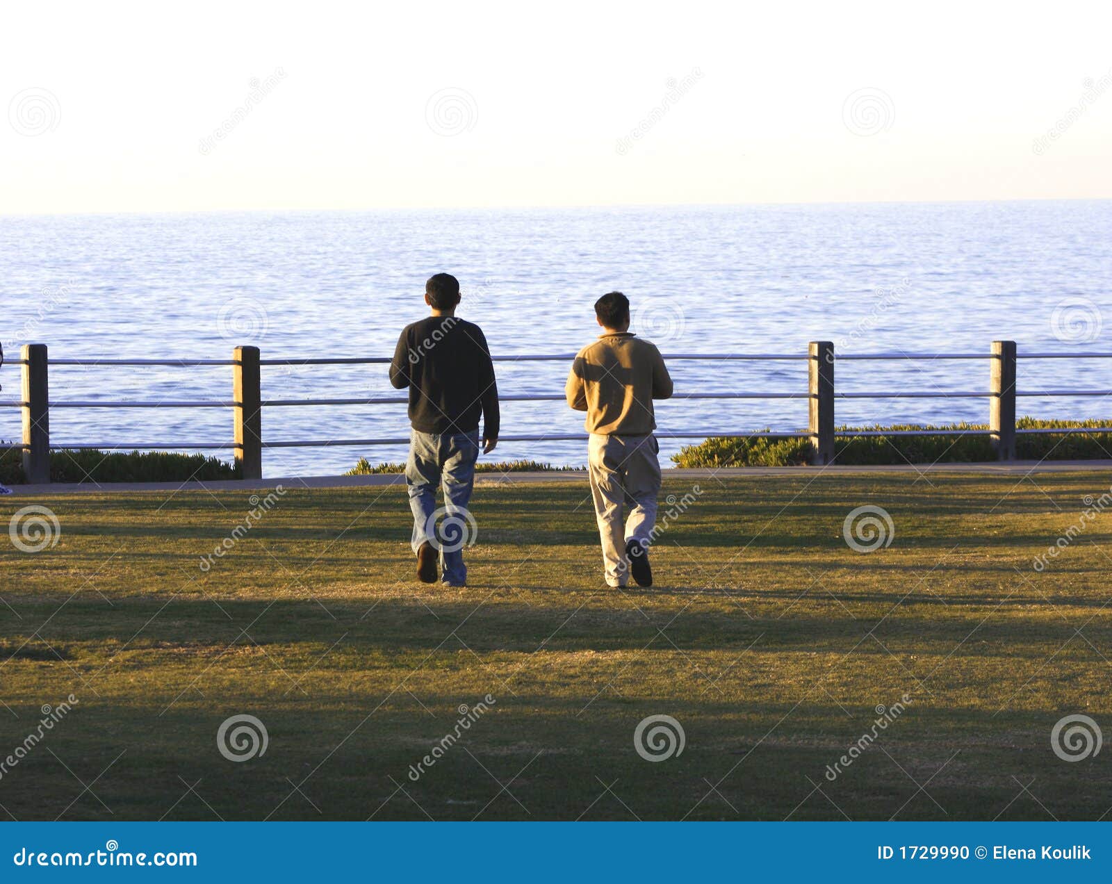 Men waiting for sunset. stock photo. Image of rest, summer - 1729990