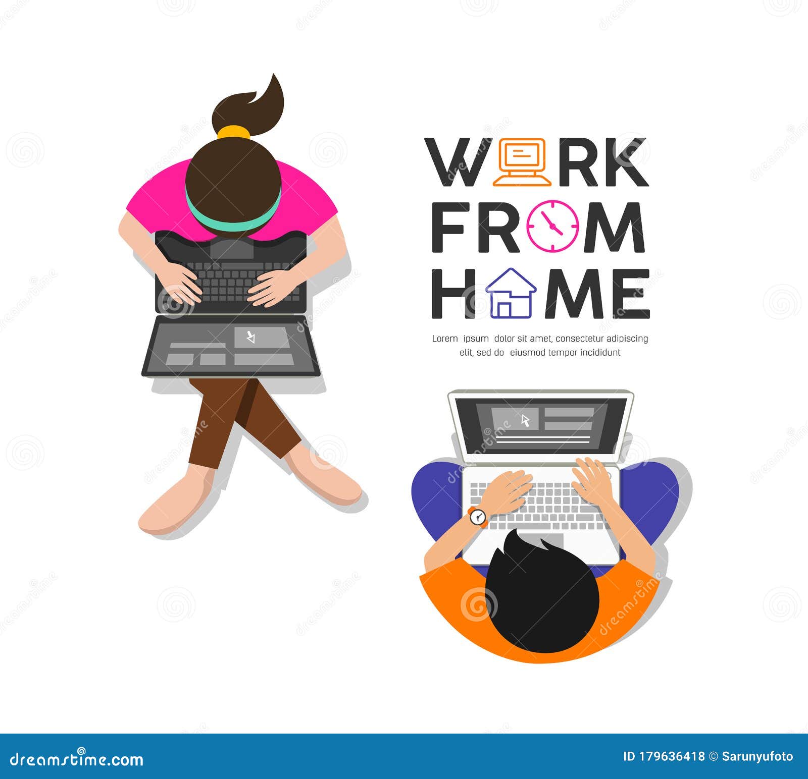 Work Home Background Stock Illustrations – 152,132 Work Home Background ...
