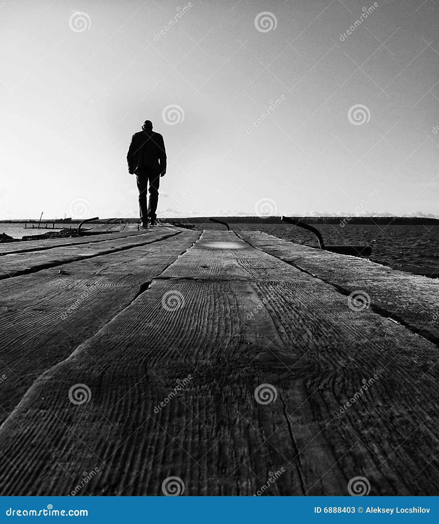 Men on the wooden bridge stock image. Image of bridge - 6888403
