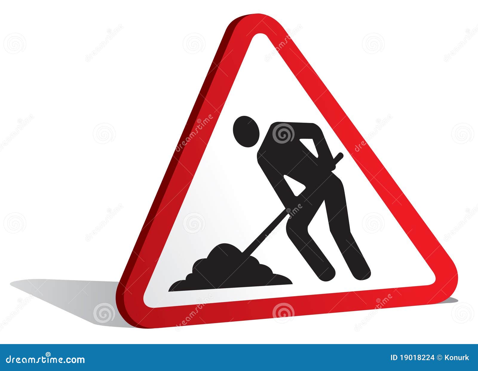 Men at work sign stock vector. Illustration of construction - 19018224