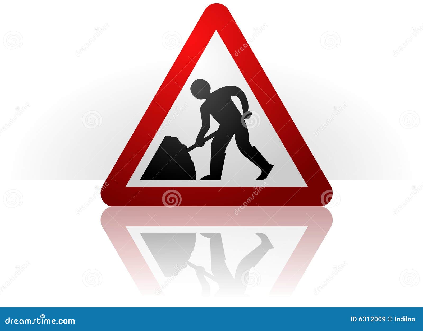 Men at Work Symbol stock illustration. Illustration of site - 6312009
