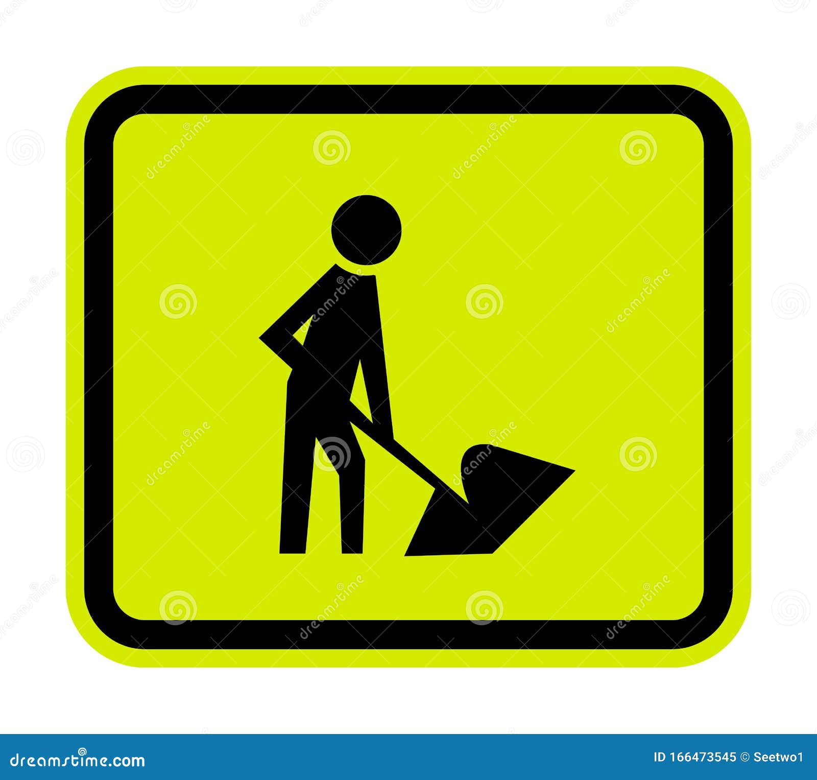 Men at Work Symbol Sign Isolate on White Background,Vector Illustration ...