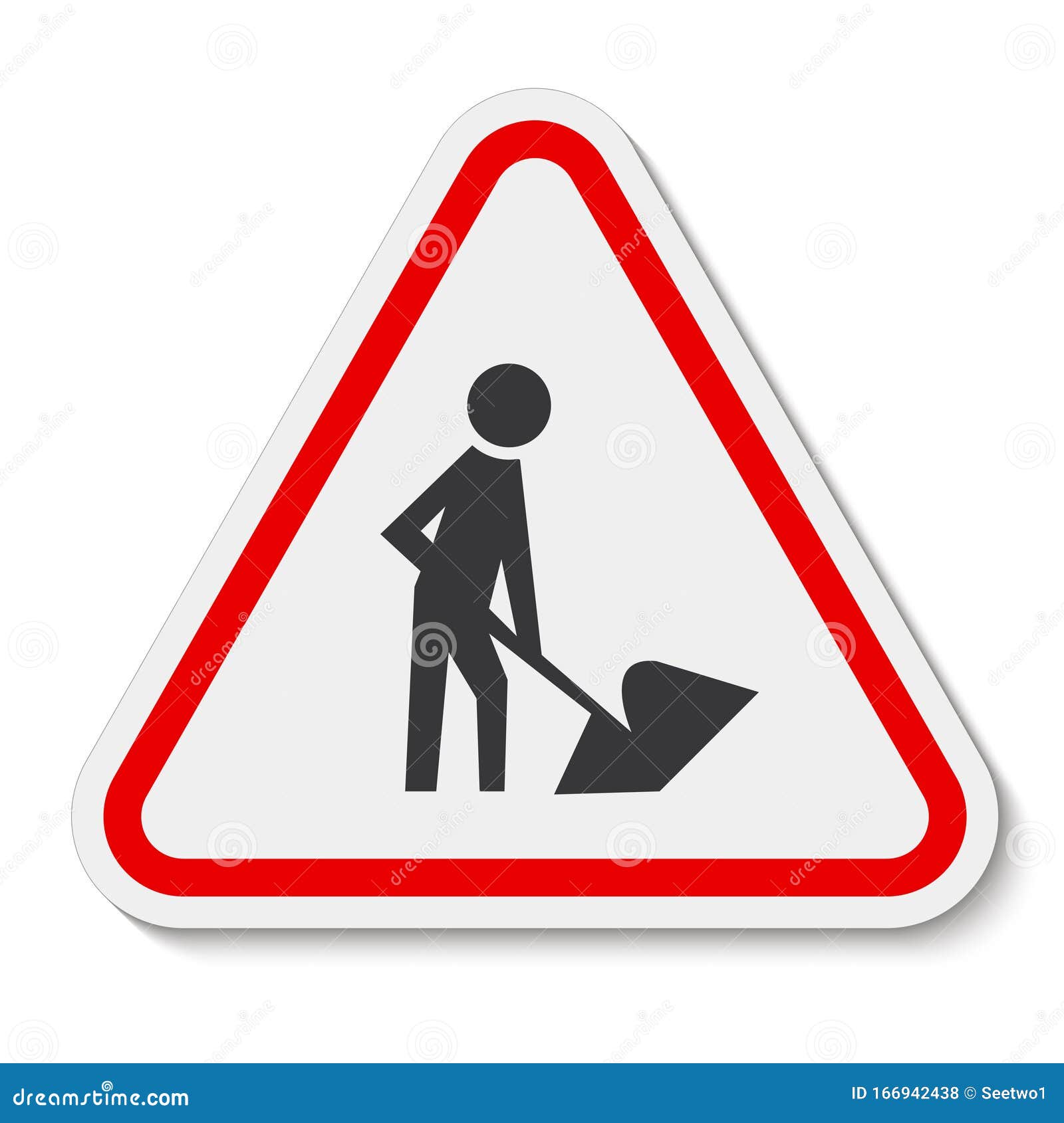 Men at Work Symbol Sign Isolate on White Background,Vector Illustration ...