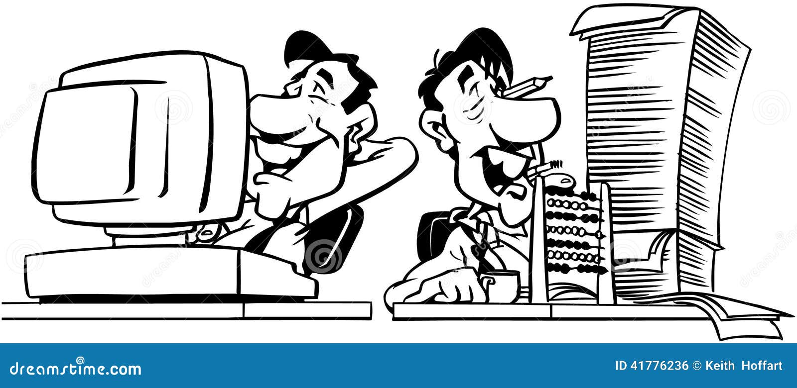 Men Working Cartoon Design Vector Clipart Stock Vector - Image: 41776236