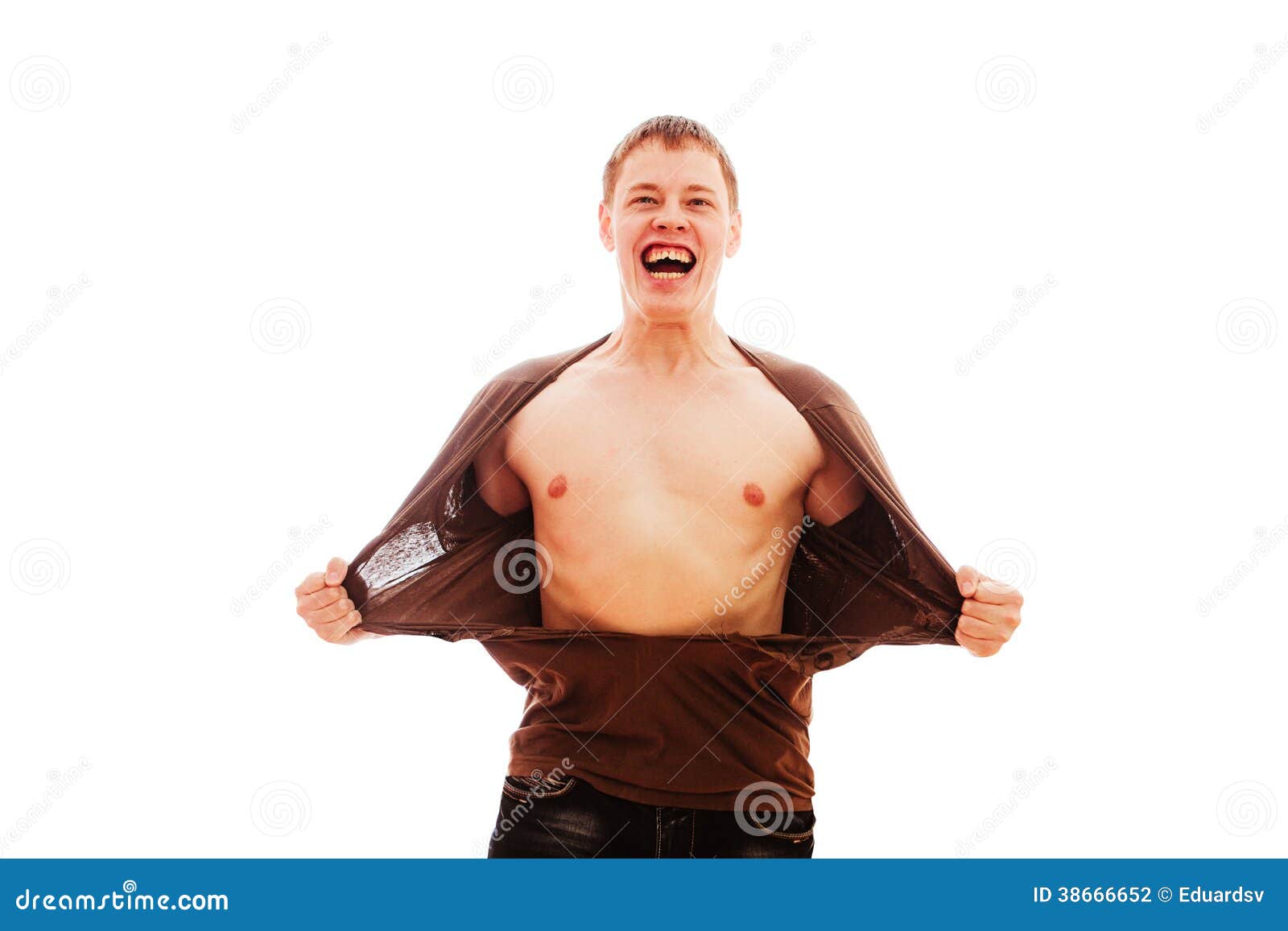 Men. stock photo. Image of crying, power, clothes, torn - 38666652