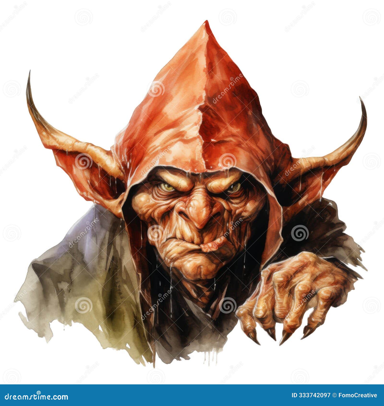 Water Goblin Cartoon Vector | CartoonDealer.com #41279293