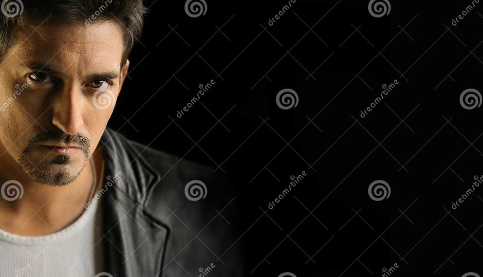 Menacing Man stock photo. Image of anger, person, hoodlum - 7497954