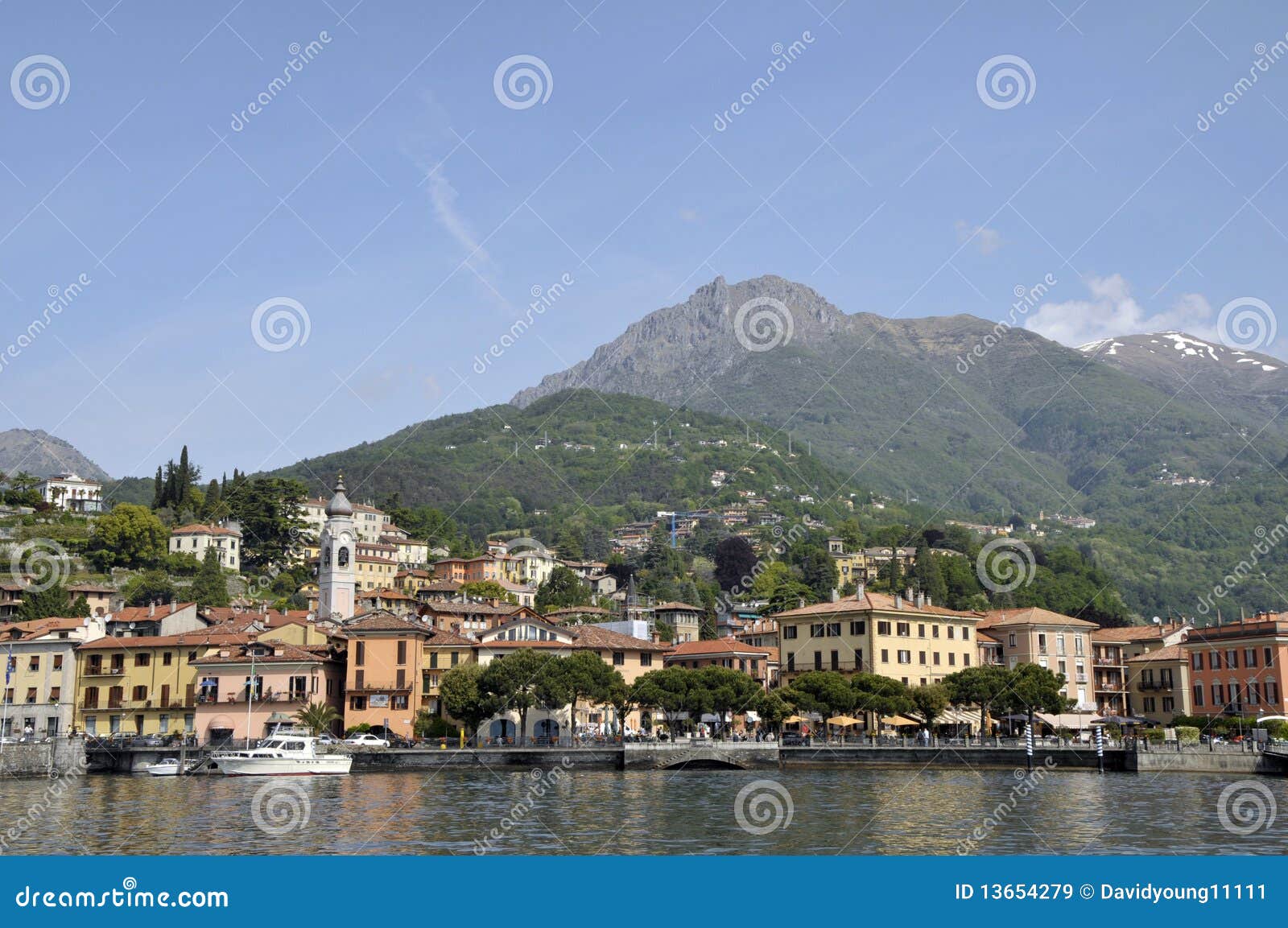 Menaggio on Lake Como stock image. Image of scenery, landscape - 13654279