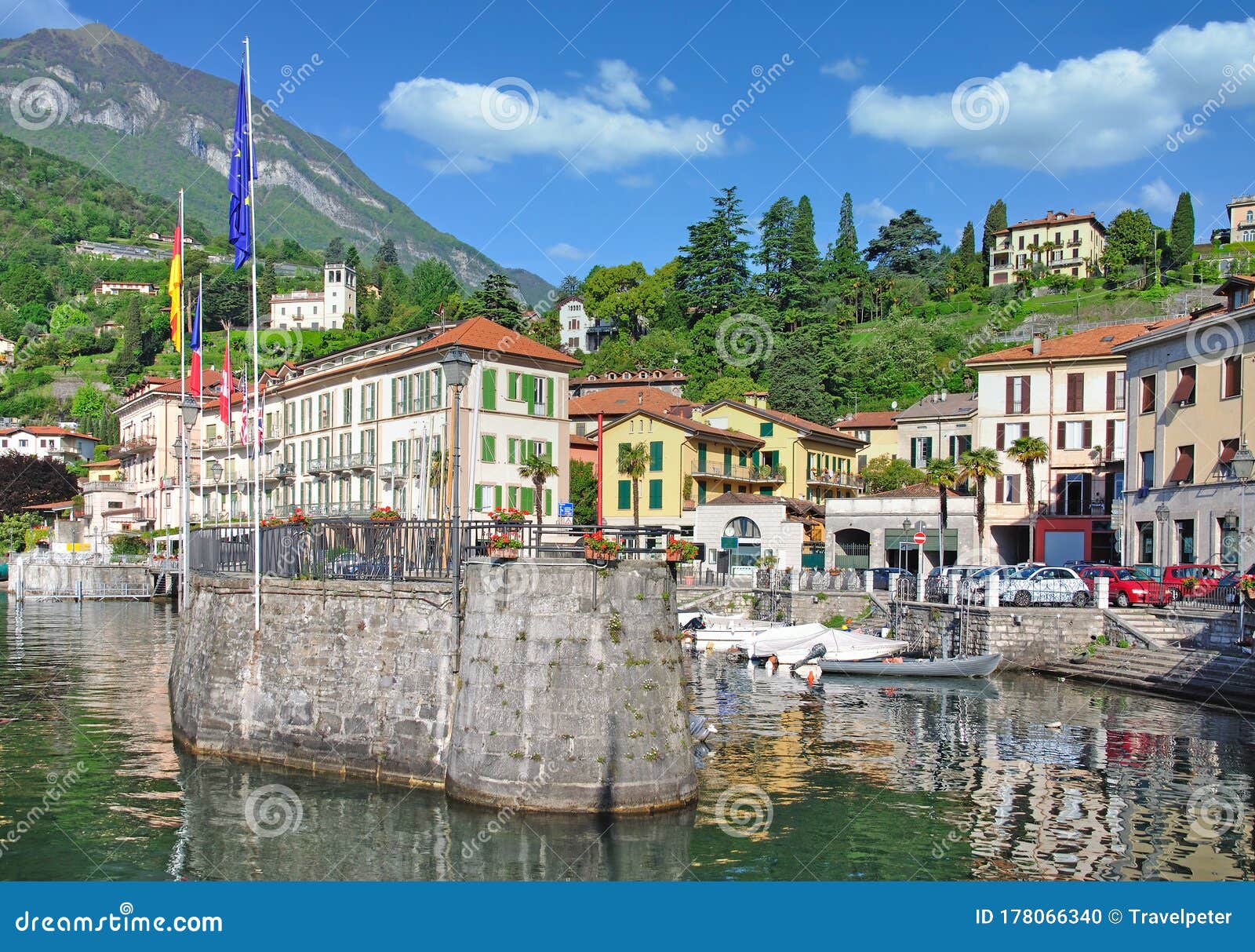 Menaggio,Lake Como,Italy stock photo. Image of comoitaly - 178066340