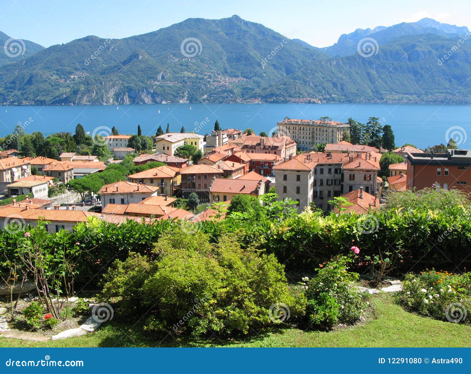 Menaggio Town. Lake Como, Italy Stock Photography | CartoonDealer.com ...