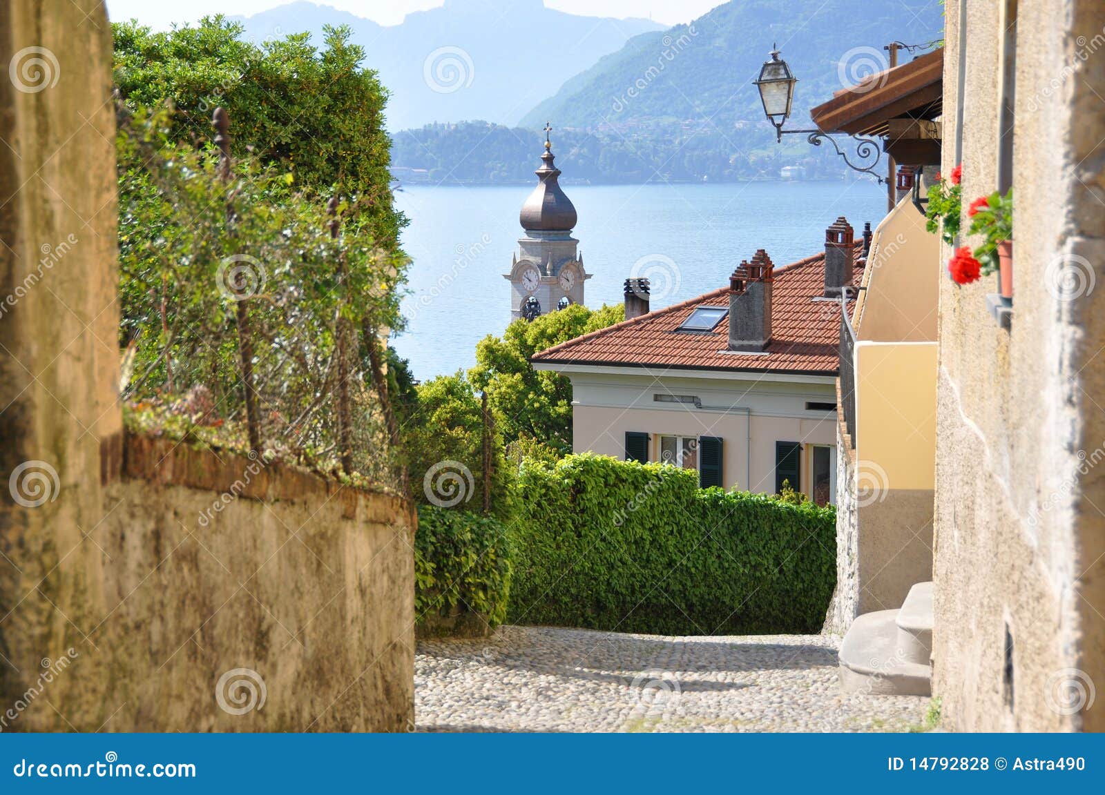 Menaggio town stock photo. Image of city, fascinating - 14792828