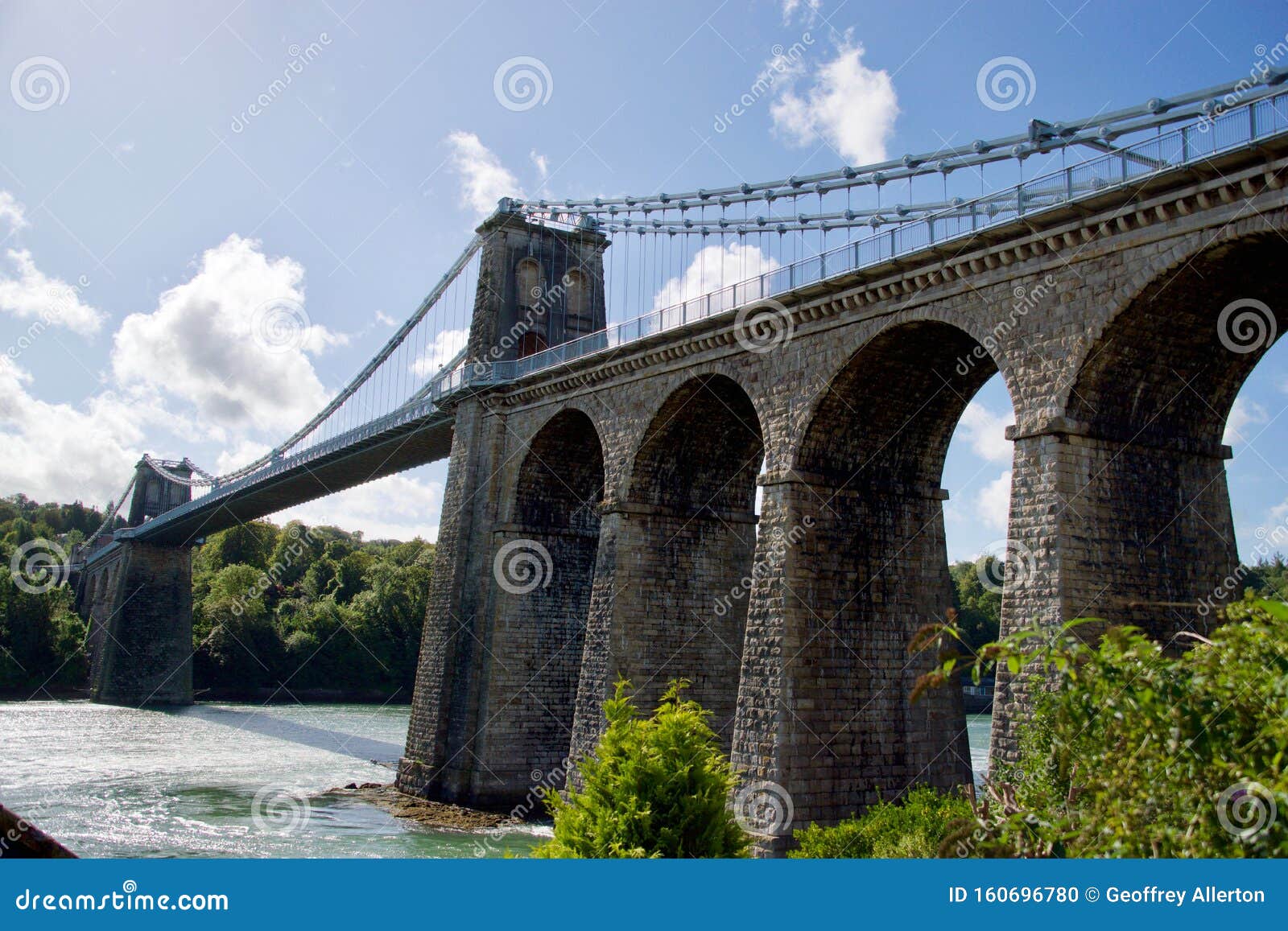 Stonework of the bridge stock photo. Image of colourful - 160696780