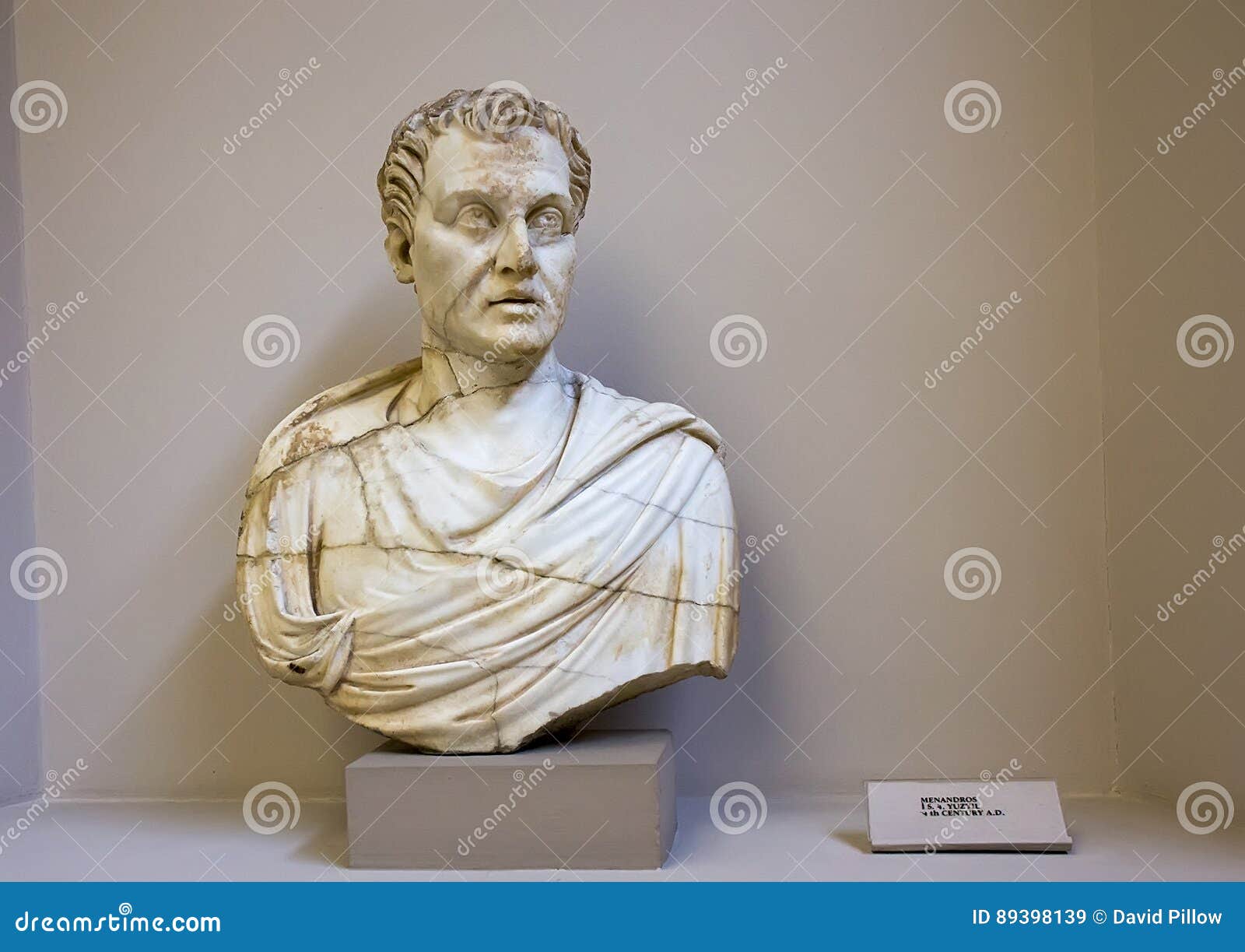 Menandro, Drammaturgo Greco E Scrittore Della Commedia Immagine Stock ...