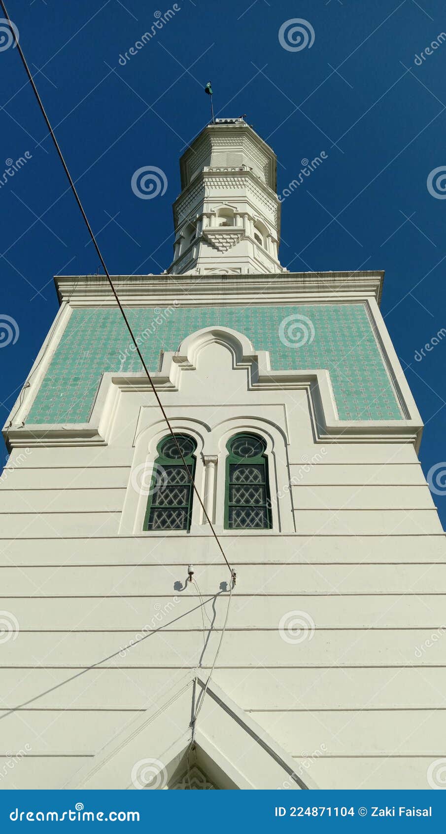 Menara Medan Masjid Mosque Building Stock Photo - Image of building ...
