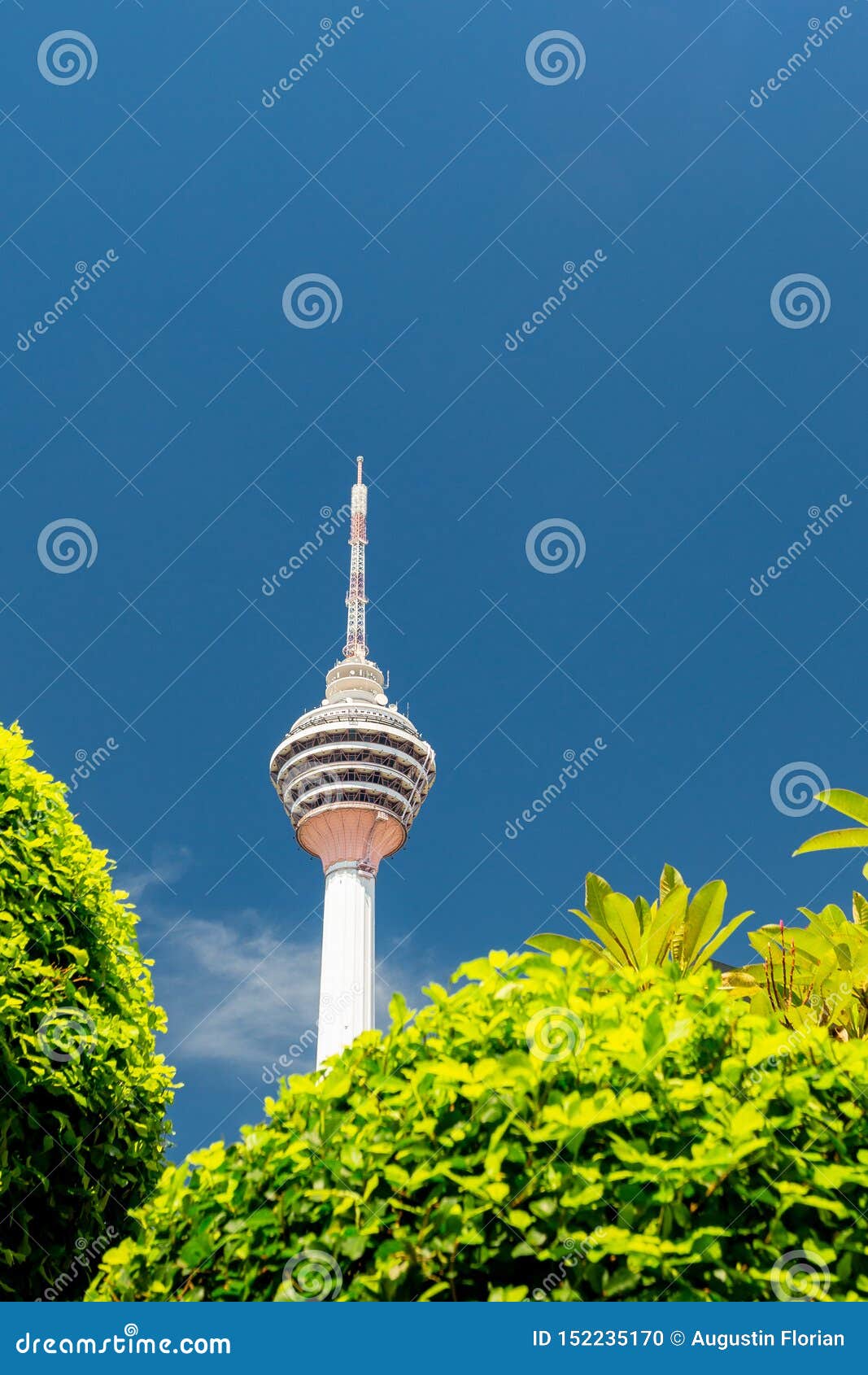 Menara Tower in Kuala Lumpur Stock Photo - Image of landmark ...