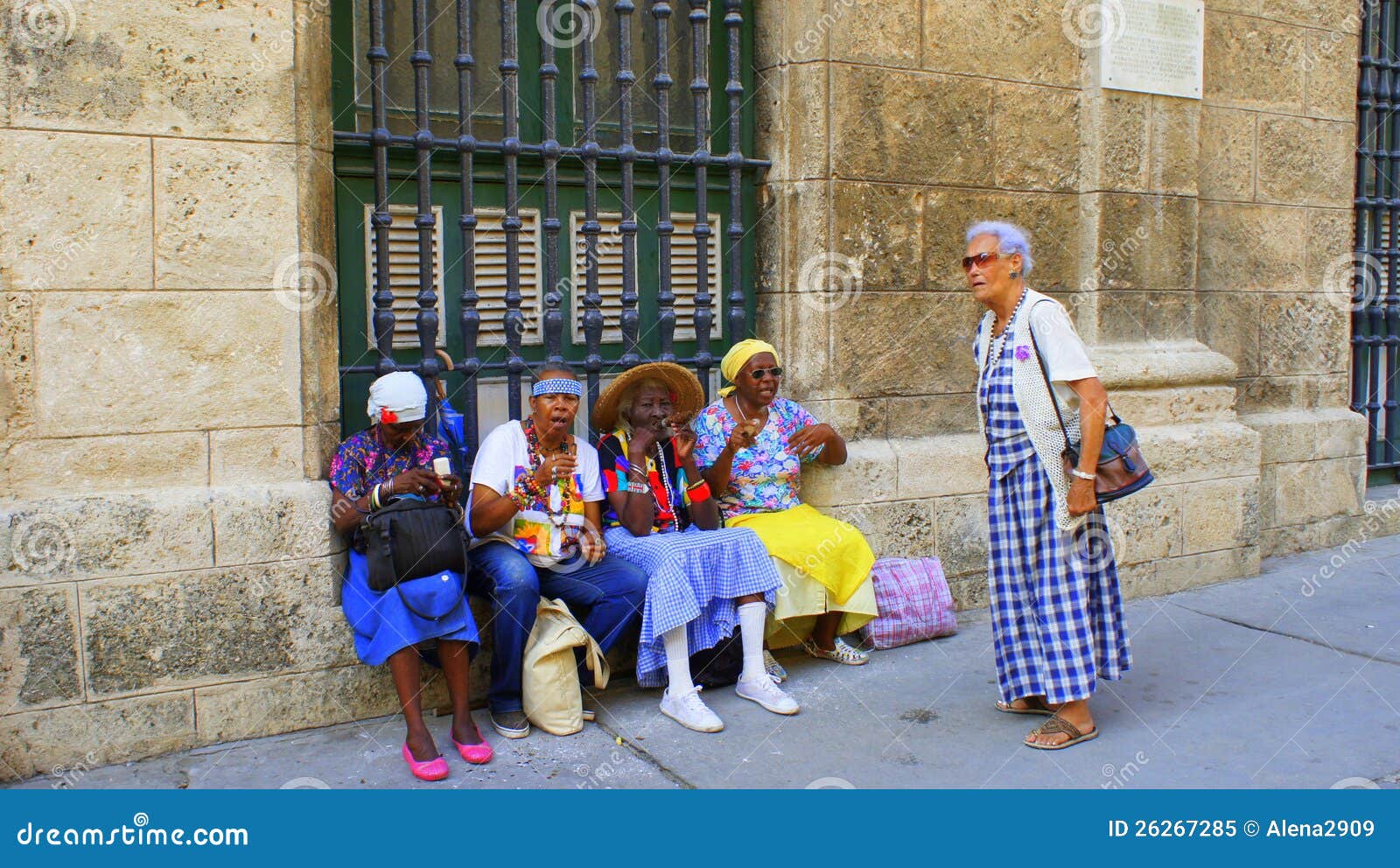 Mendicancy in Cuba.Cuban Women. Editorial Image - Image of lifestyle ...