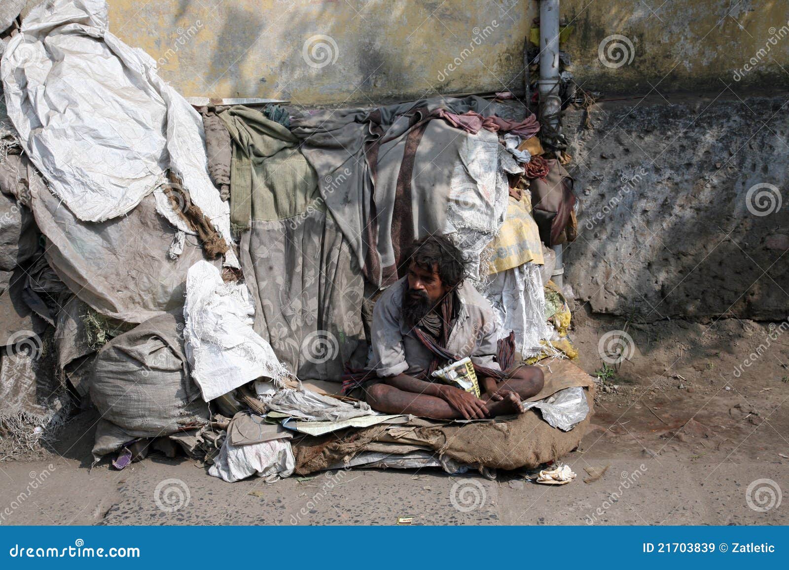 Mendigo imagen de archivo editorial. Imagen de asia, dolor - 21703839