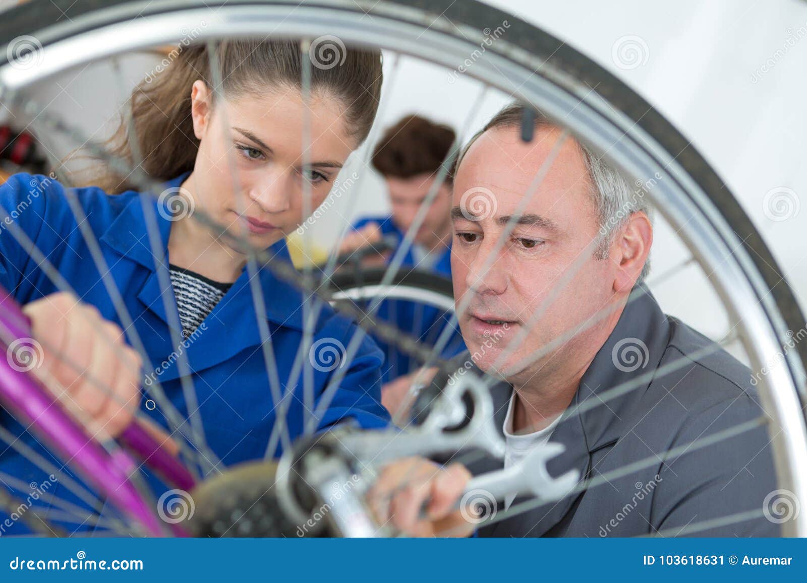 Mending bicycle tire rim stock image. Image of tire - 103618631