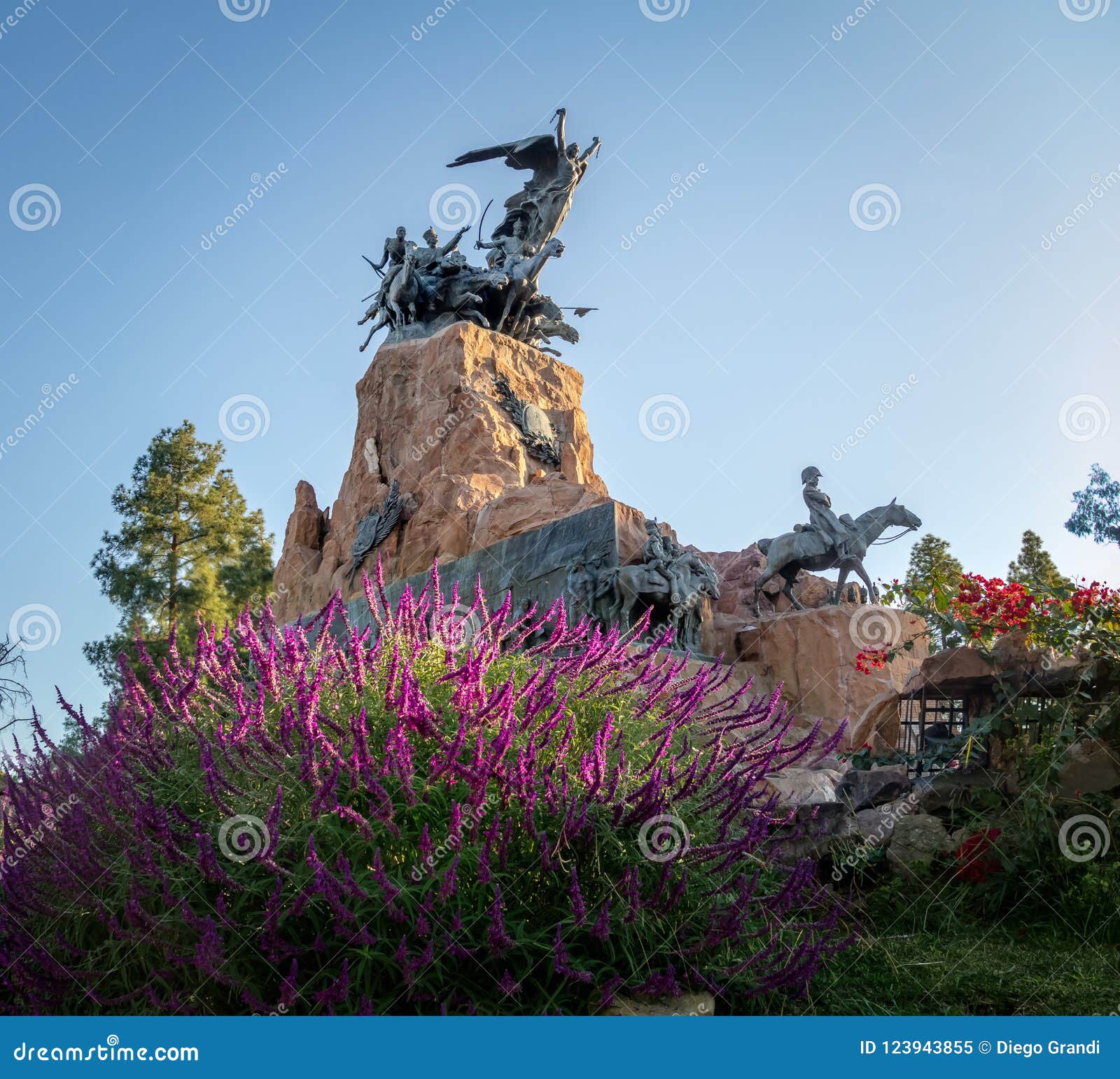 Army of the Andes Monument in Cerro De La Gloria at General San Martin ... Army of the Andes Monument in Cerro De La Gloria at General San Martin ...