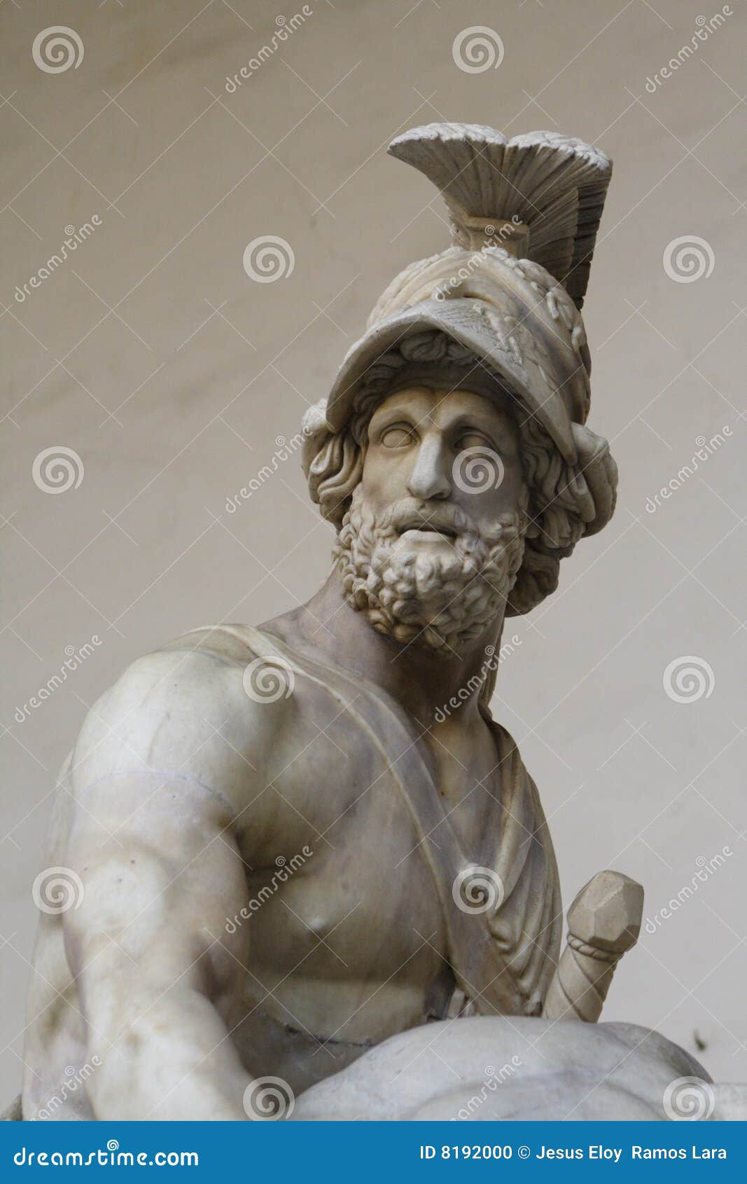 Statue Menelaus Supporting The Body Of Patroclus In Loggia Dei L ...