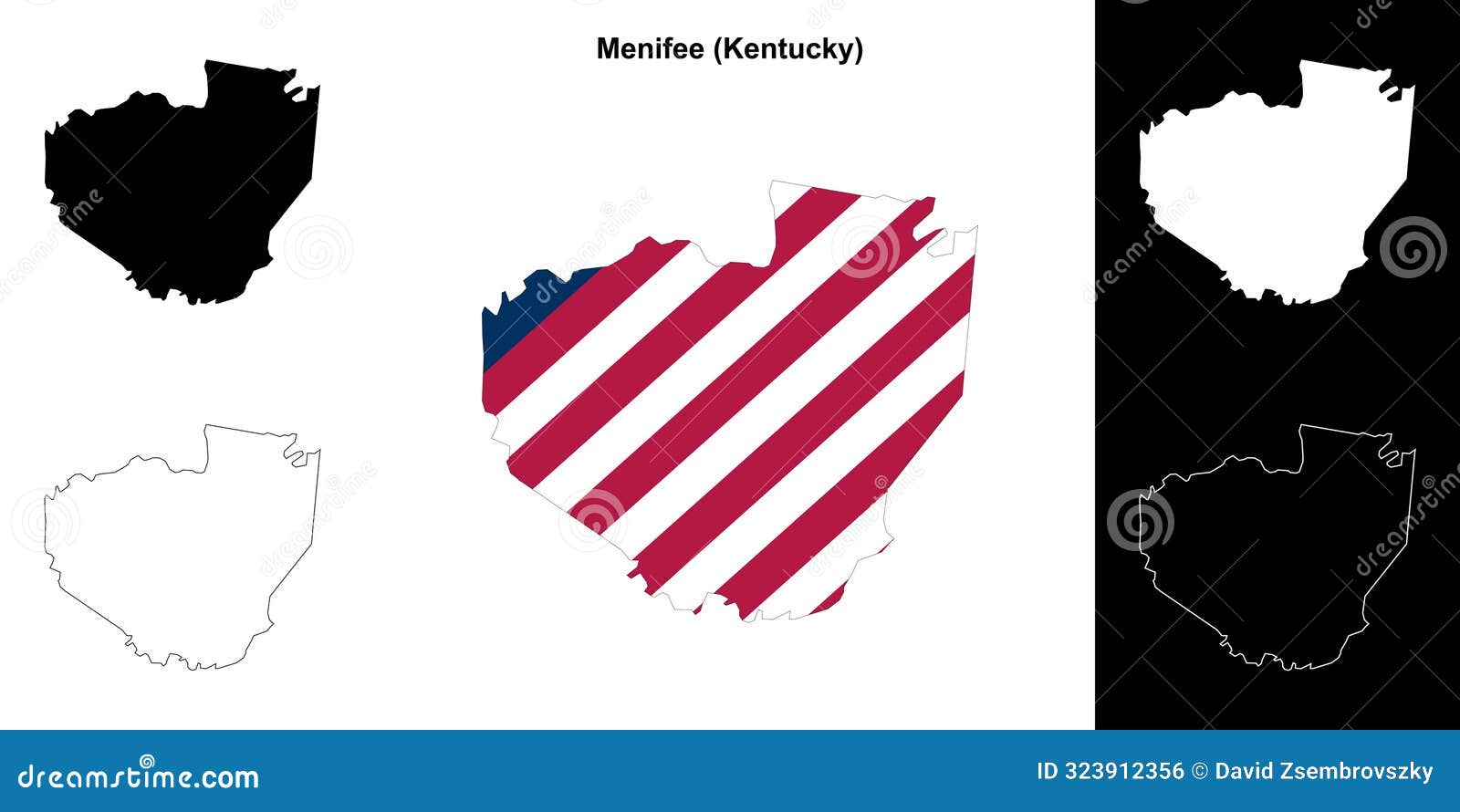 Menifee outline map stock illustration. Illustration of blank - 323912356