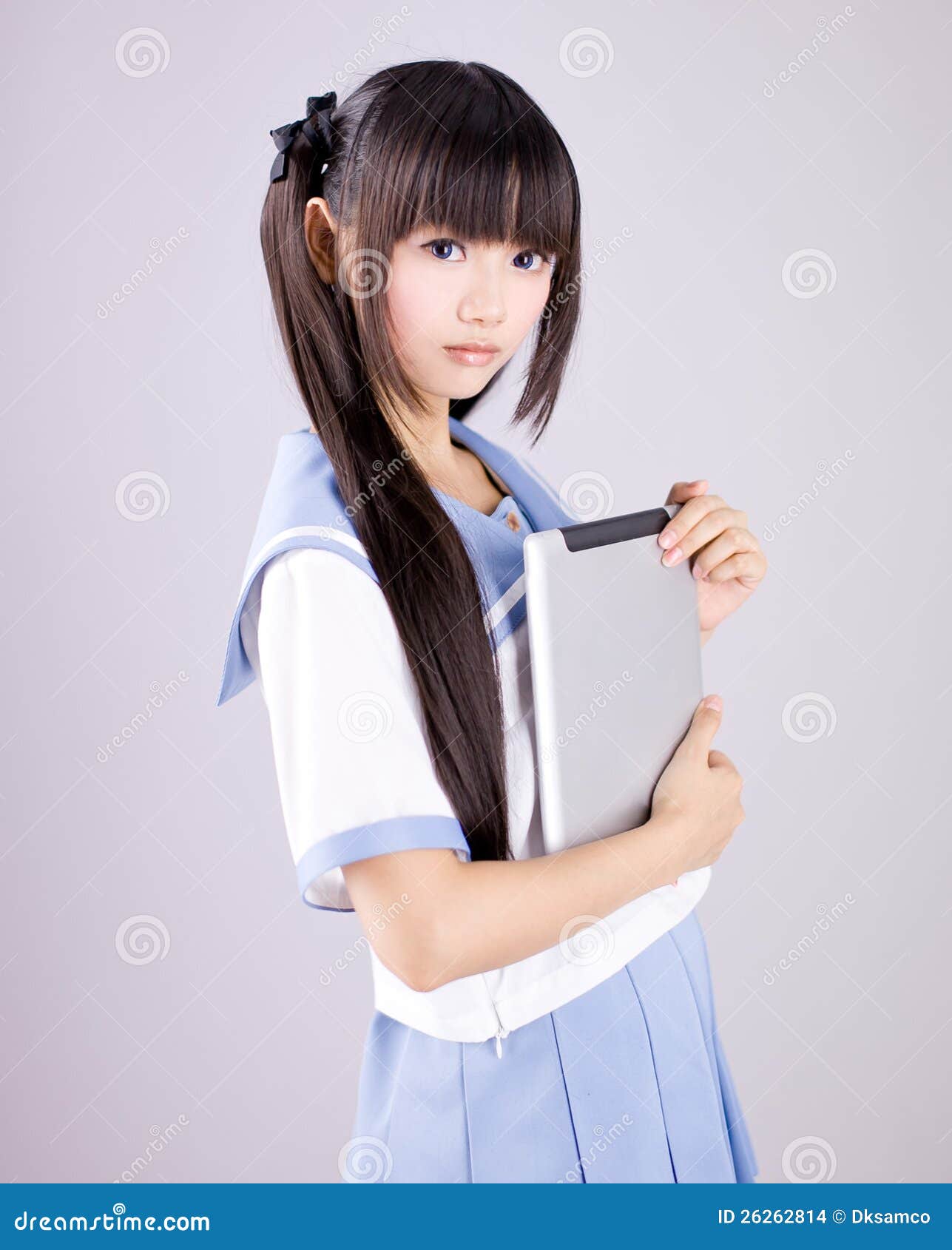 Menina Adolescente Bonito Japonesa Da Escola Foto De Stock Imagem De