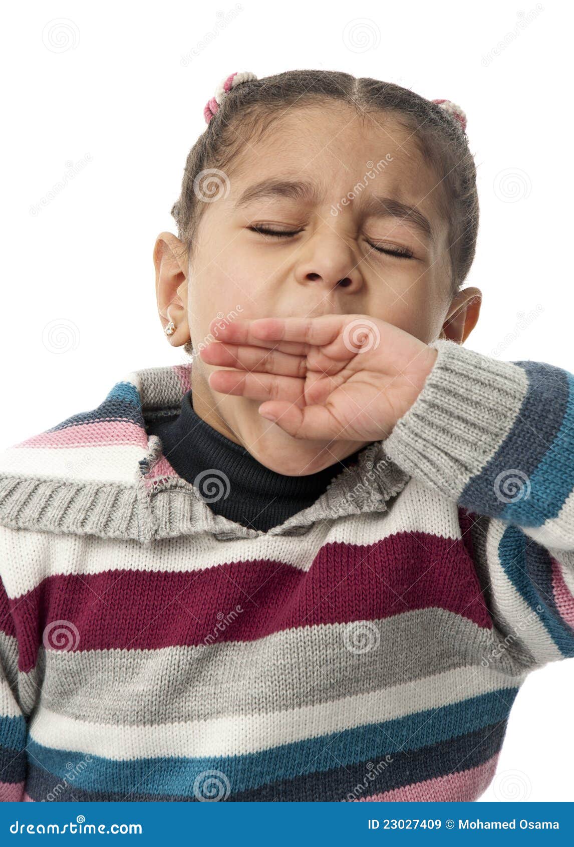 Menina cansada imagem de stock. Imagem de olhar, tarde - 23027409