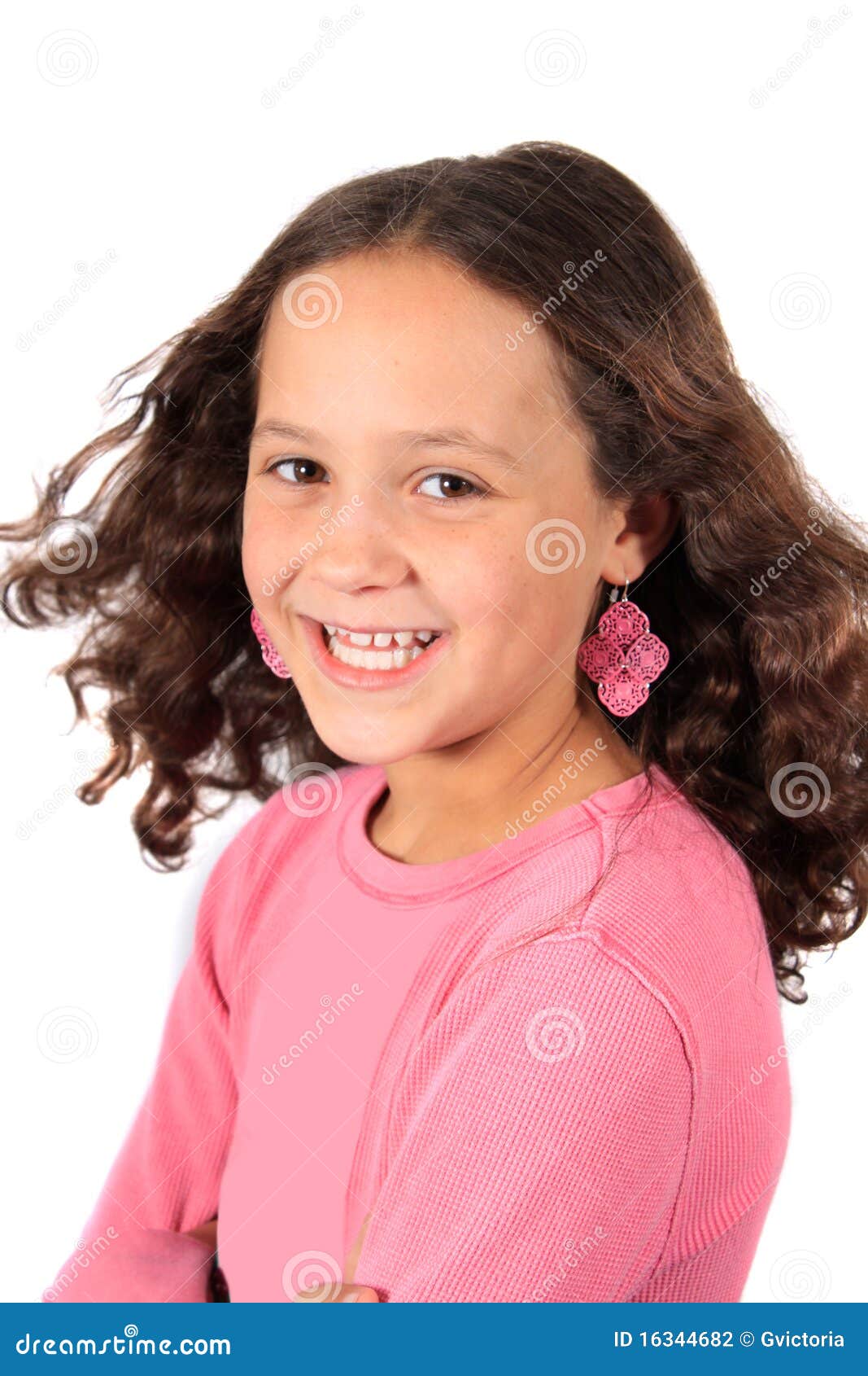 Menina Dos Anos De Idade Dos Jovens Dez Foto de Stock - Imagem de ...