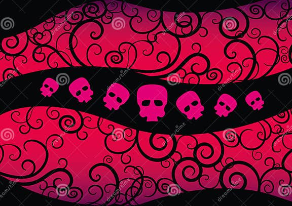 Menina Emo Design ilustração do vetor. Ilustração de silhueta - 44694311