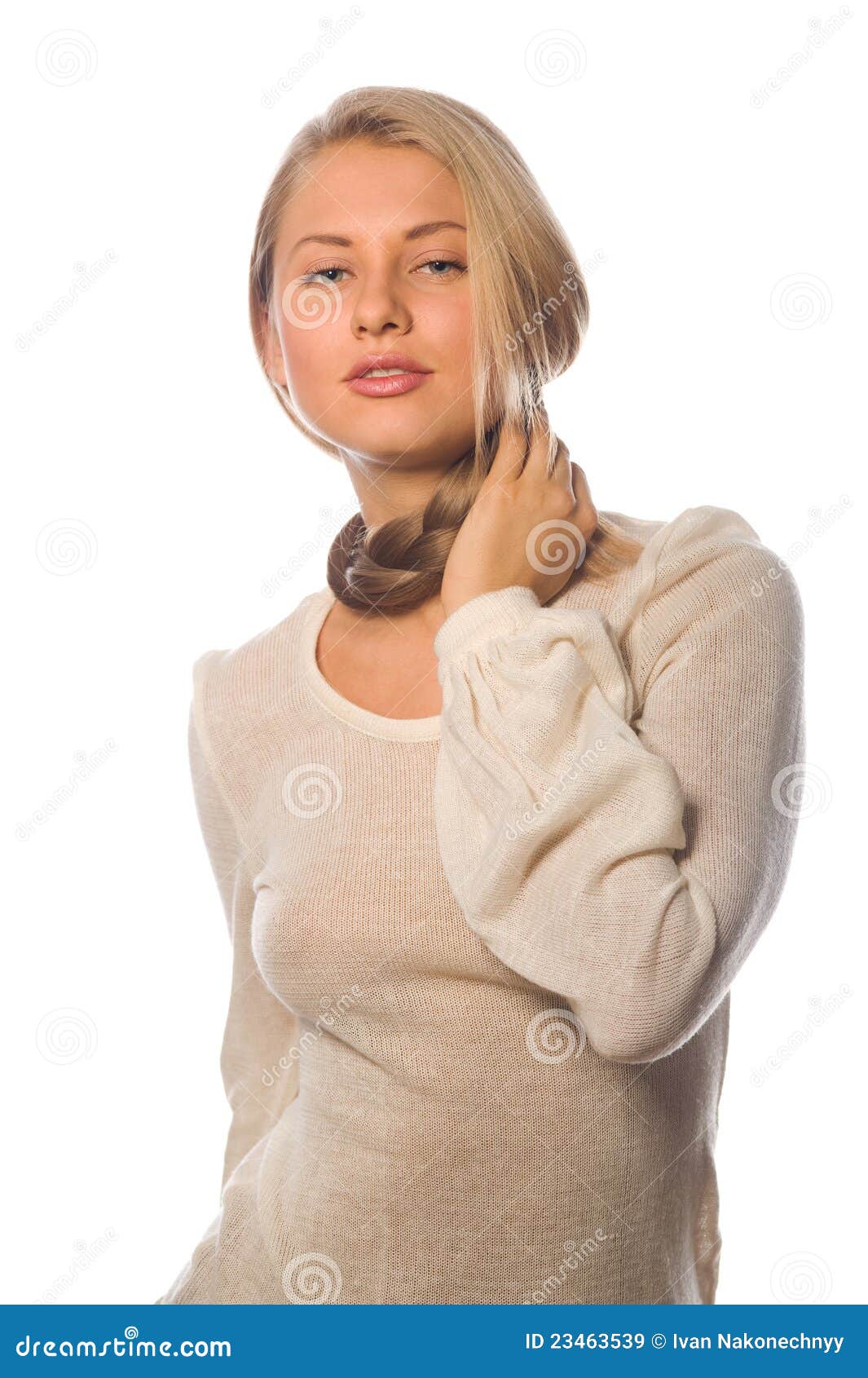 Menina loura imagem de stock. Imagem de pele, bonito - 23463539