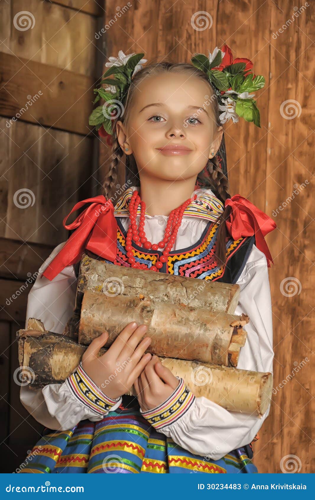 Menina polonesa imagem de stock. Imagem de forma, roupa - 30234483