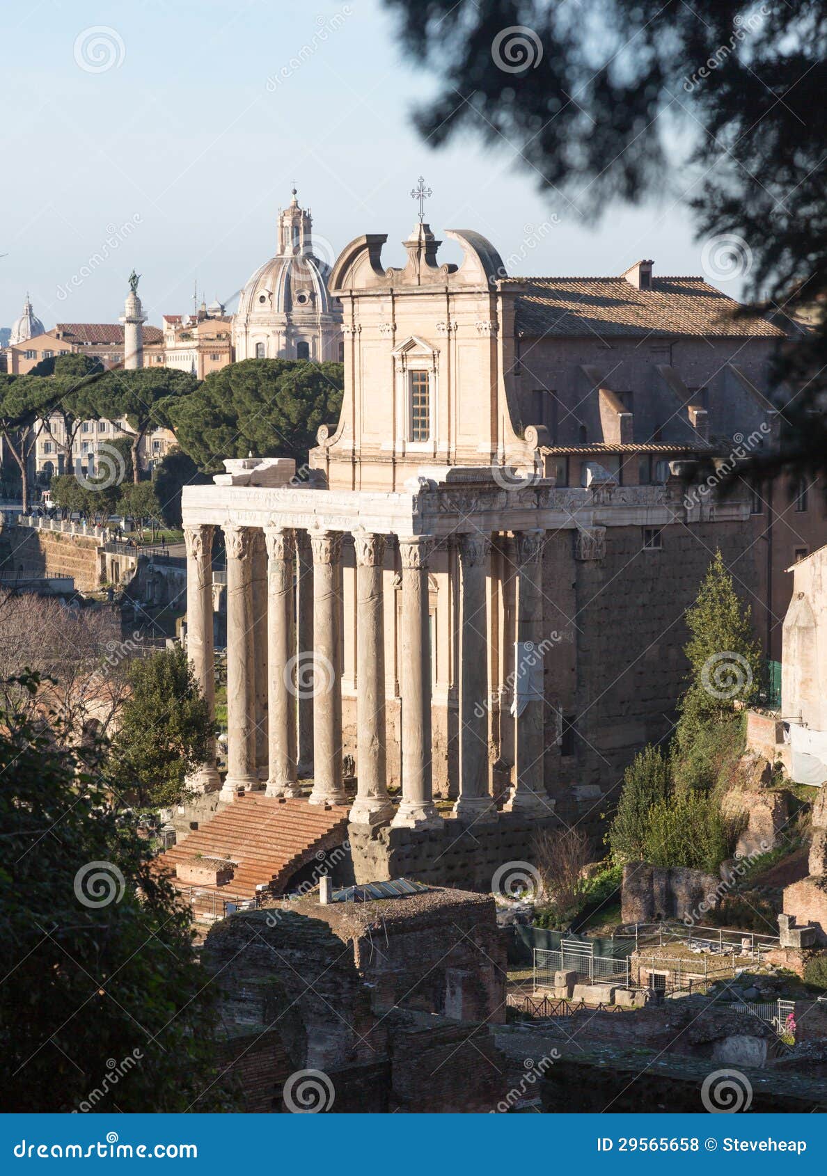 Mening Van Details Van Oud Rome Stock Foto - Image of europa, faustina ...