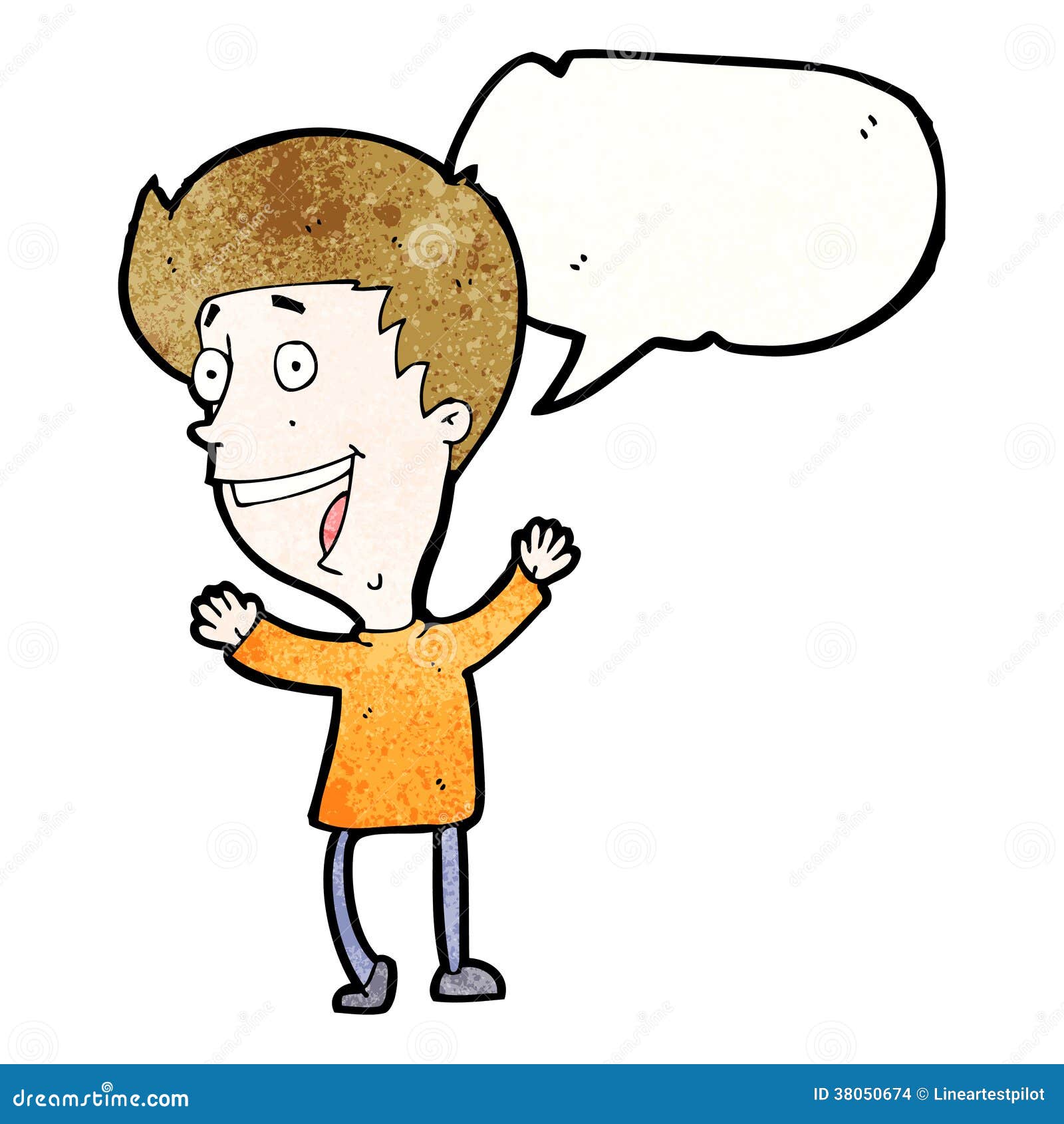 Menino De Riso Dos Desenhos Animados Ilustração do Vetor - Ilustração ...