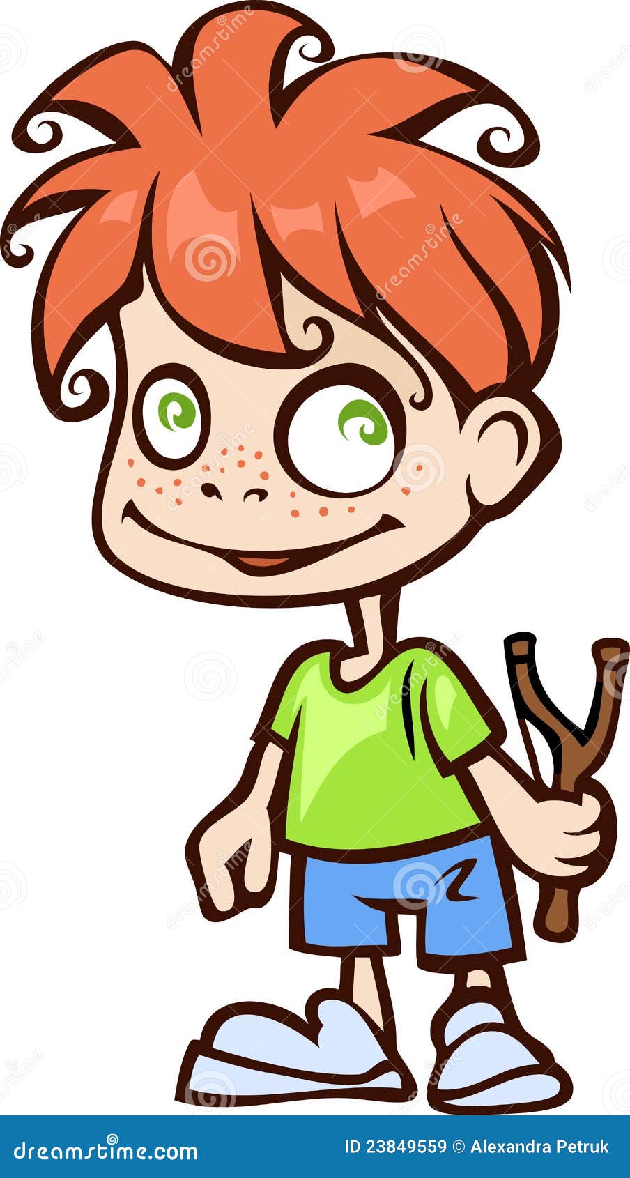 Menino impertinente ilustração do vetor. Ilustração de menino - 23849559