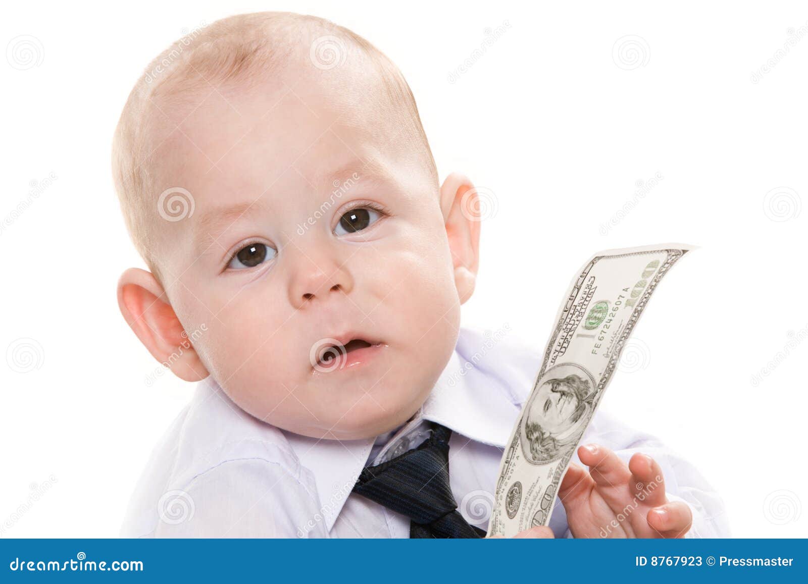 Menino rico imagem de stock. Imagem de financeiro, incorporado - 8767923