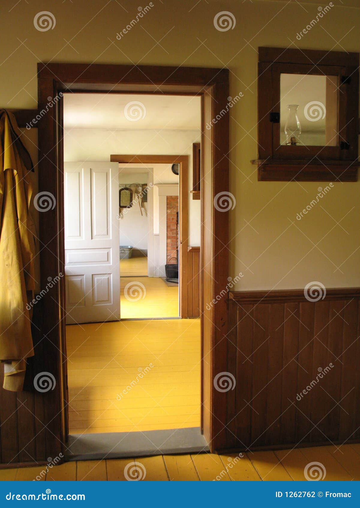 Mennonite Interior stock photo. Image of wainscoting, country - 1262762