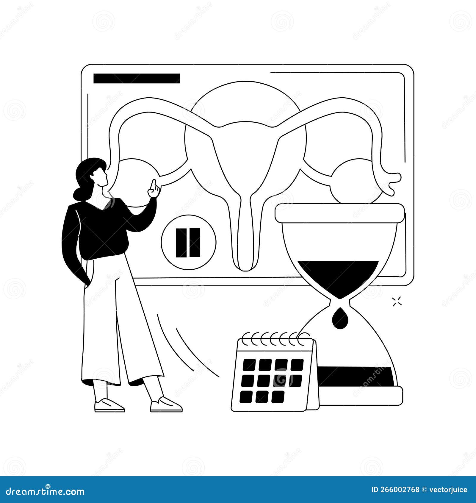 Menopause Abstract Concept Vector Illustration