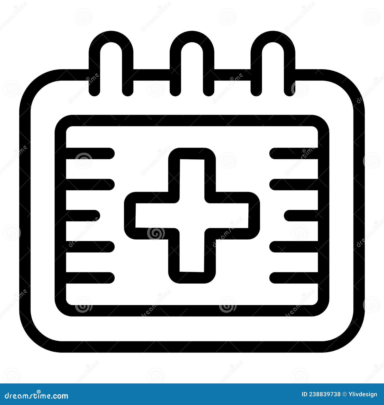 Menopause Calendar Icon Outline Vector Hormone Health Stock Vector